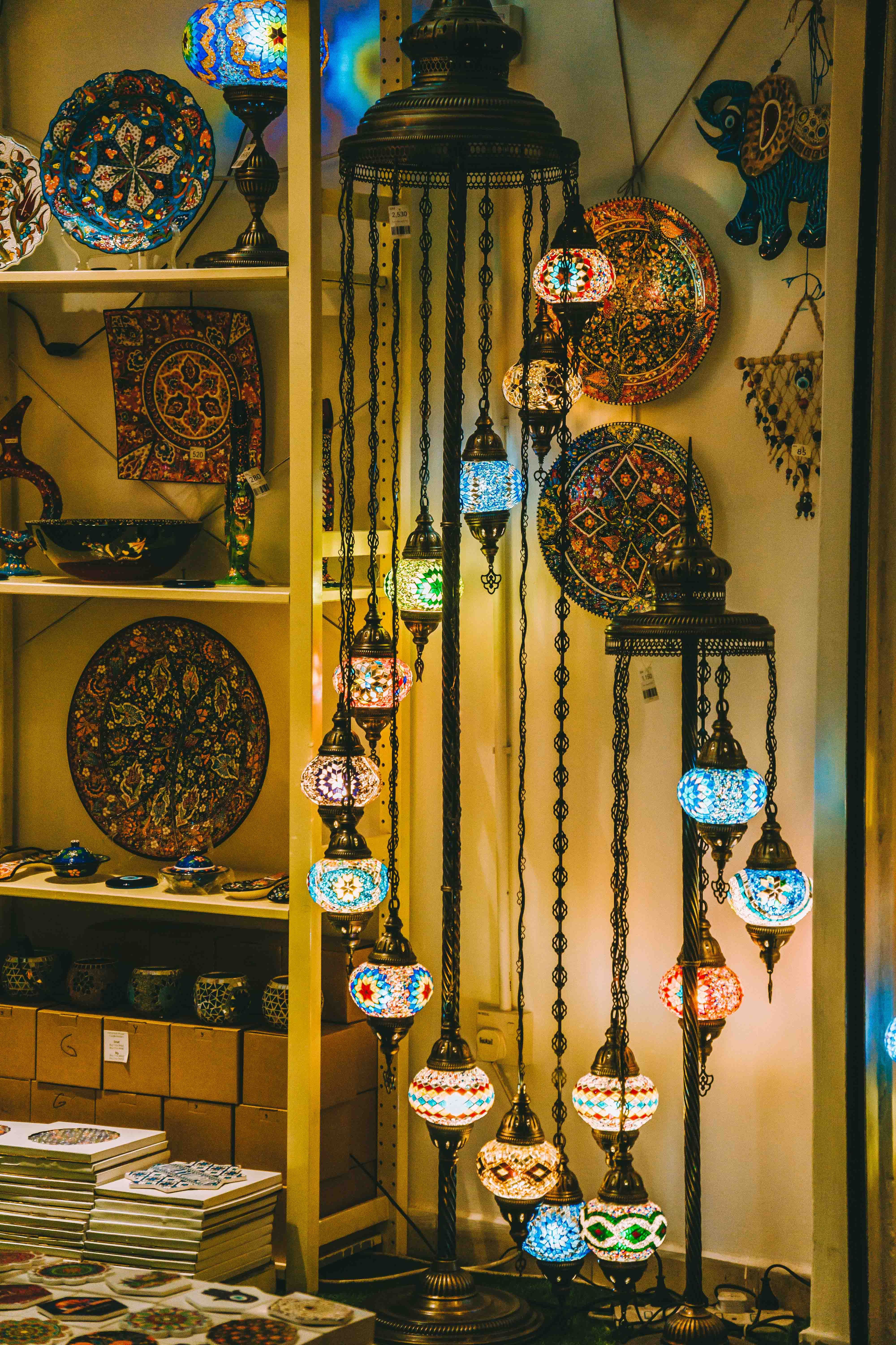 Traditional Lamps on Wall · Free Stock Photo