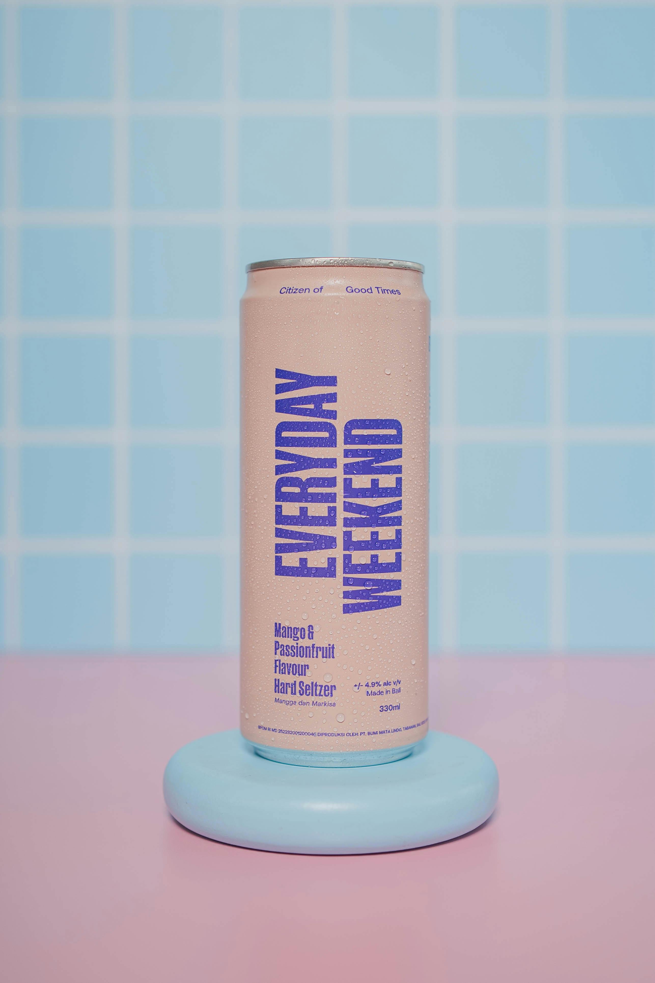 Pink Can of Everyday Weekend · Free Stock Photo