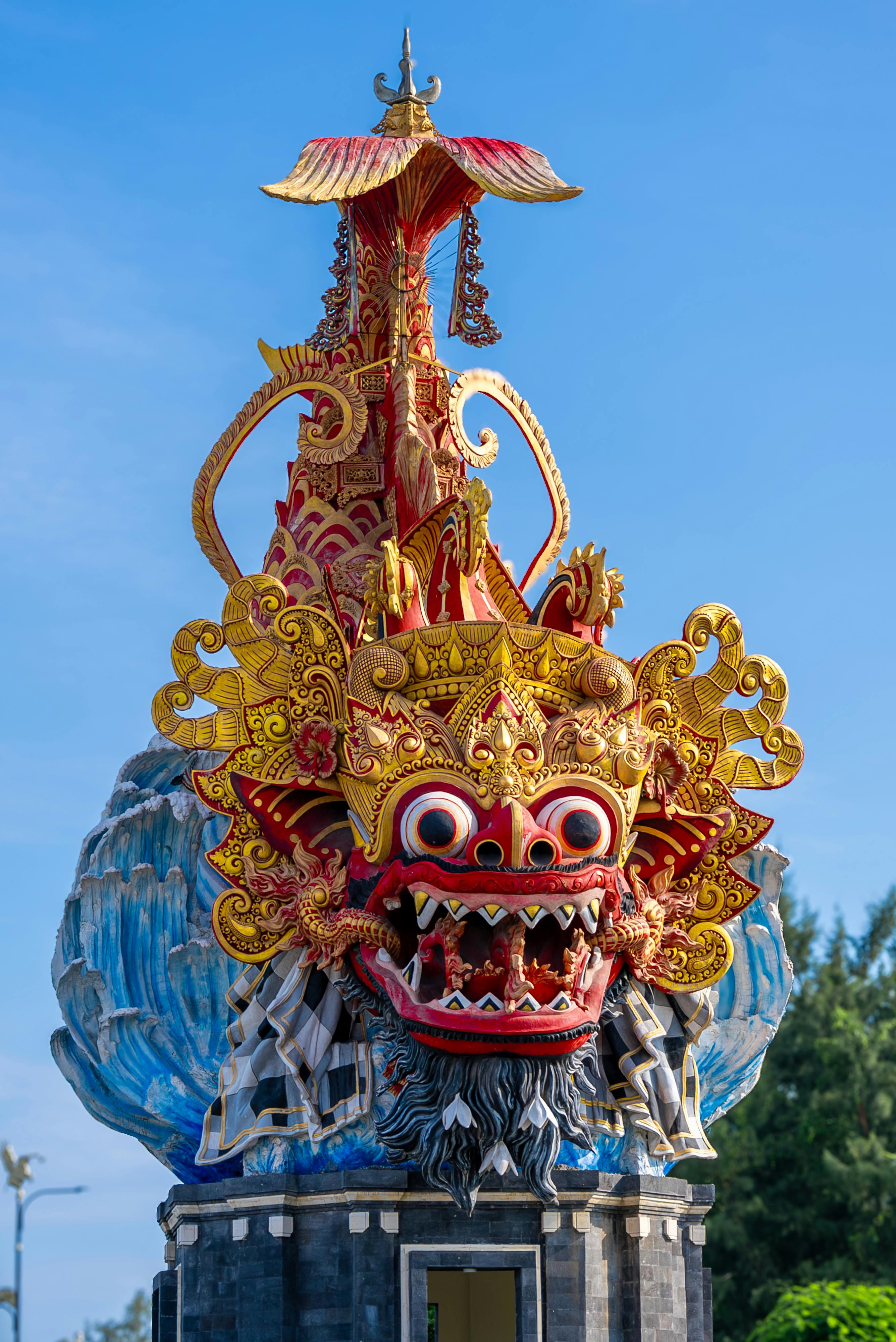 Traditional Dragon Statue on Bali · Free Stock Photo