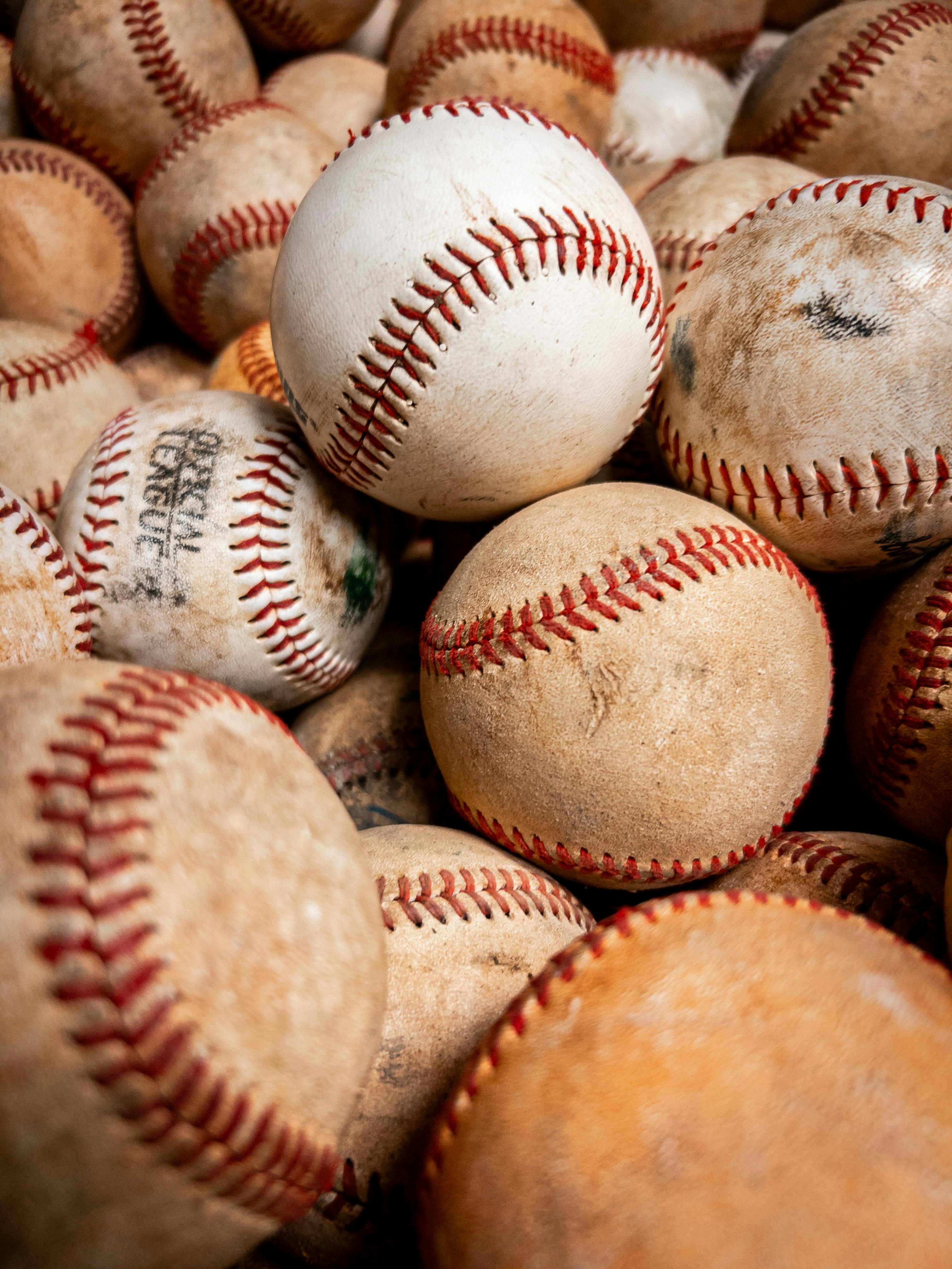 White Baseball Balls · Free Stock Photo