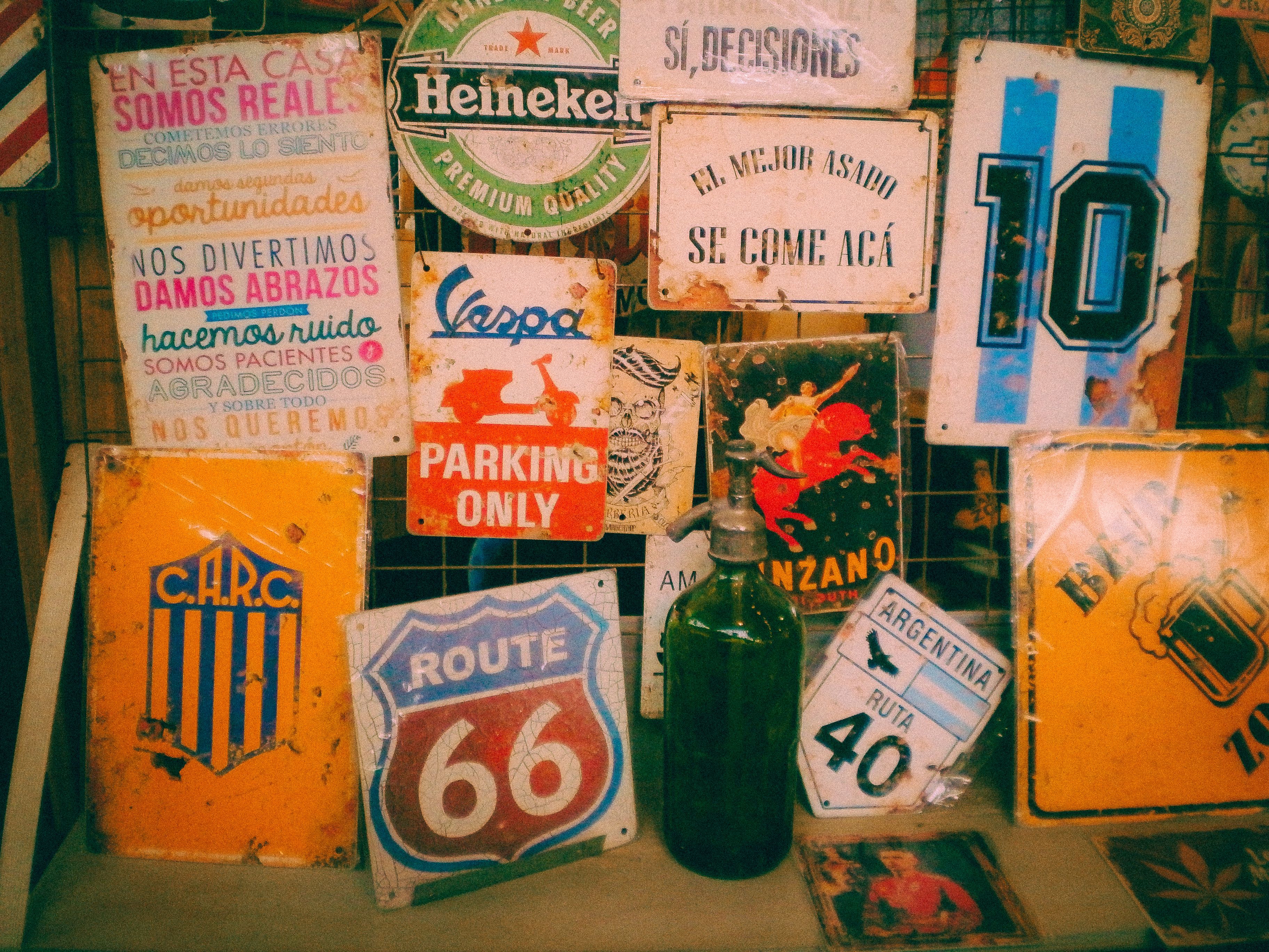 Iconic Steel Signs · Free Stock Photo