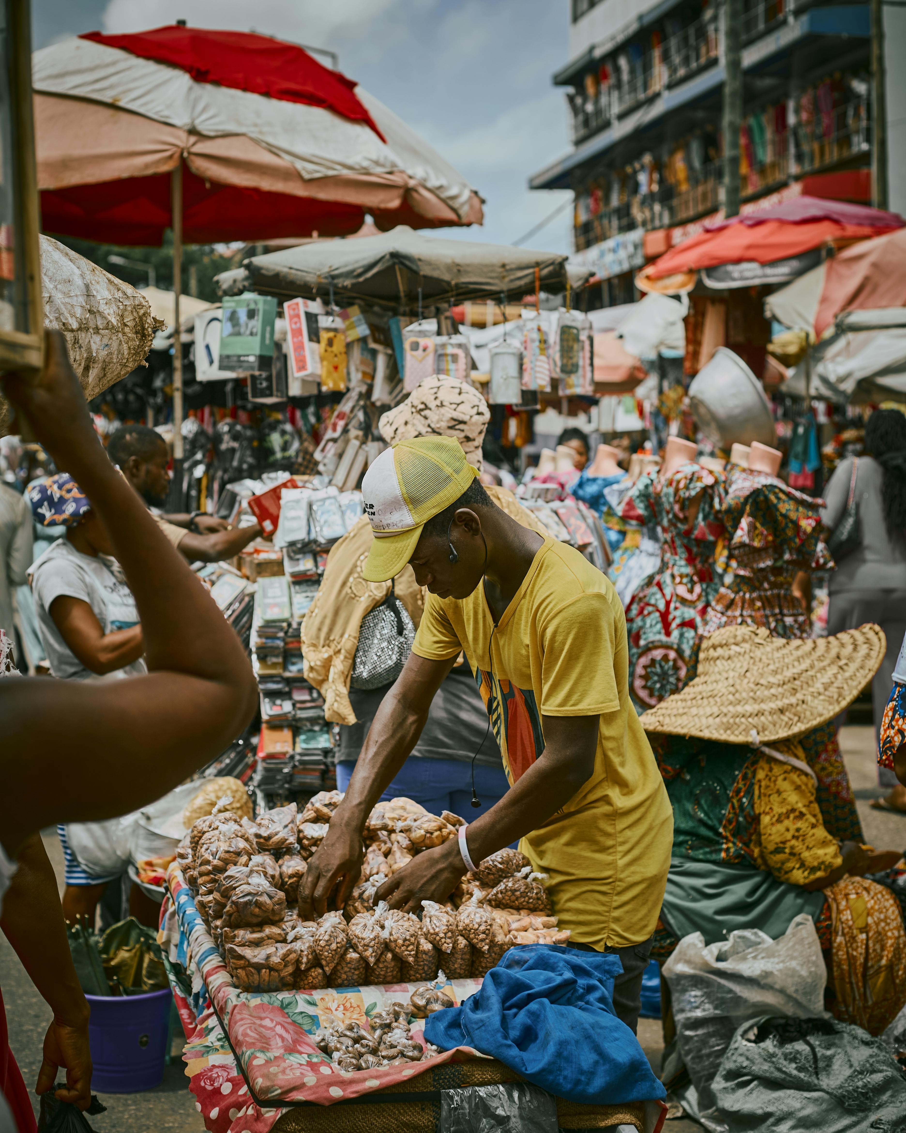 Photo of Crowd of People in the Market · Free Stock Photo