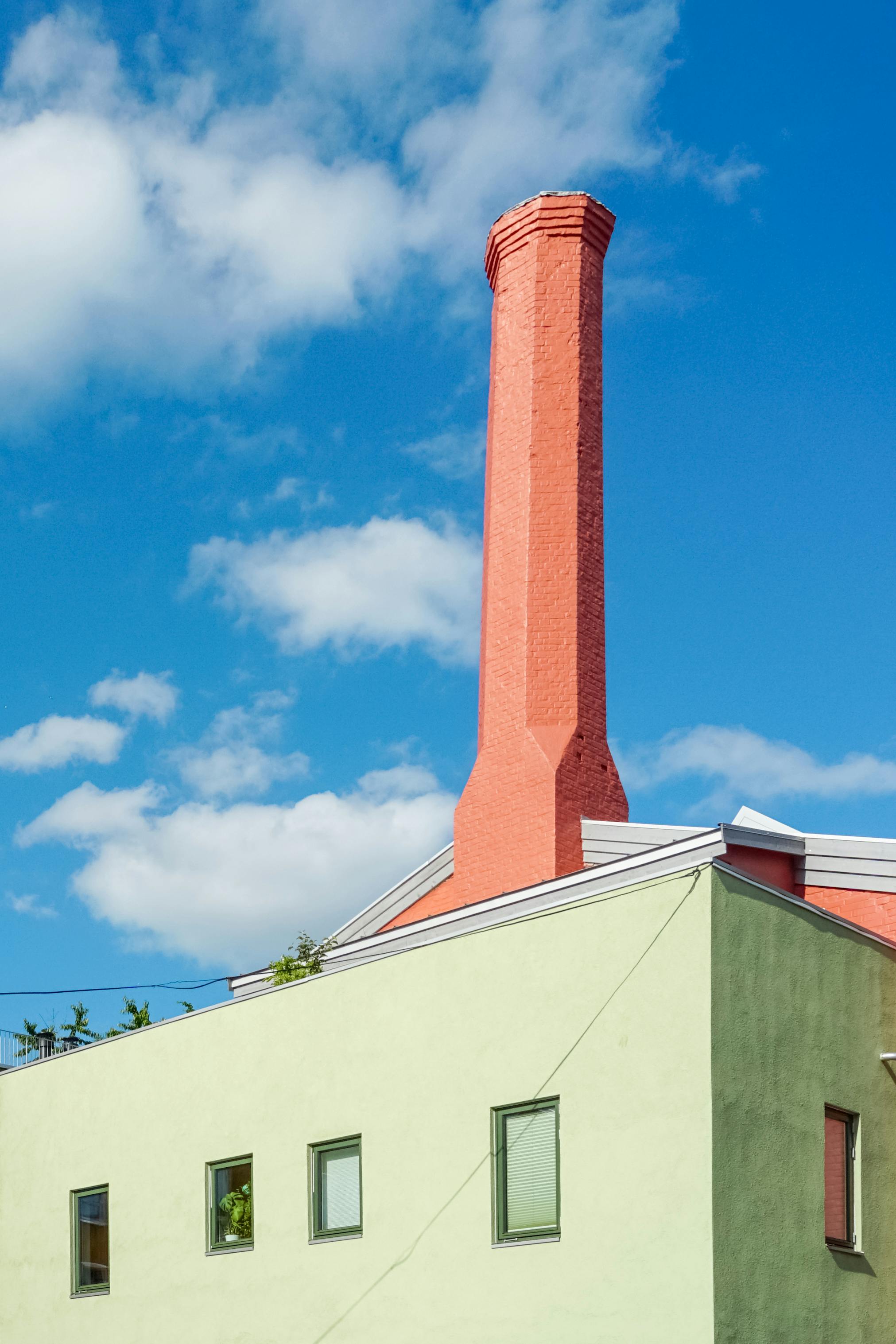 A Building with a Chimney · Free Stock Photo