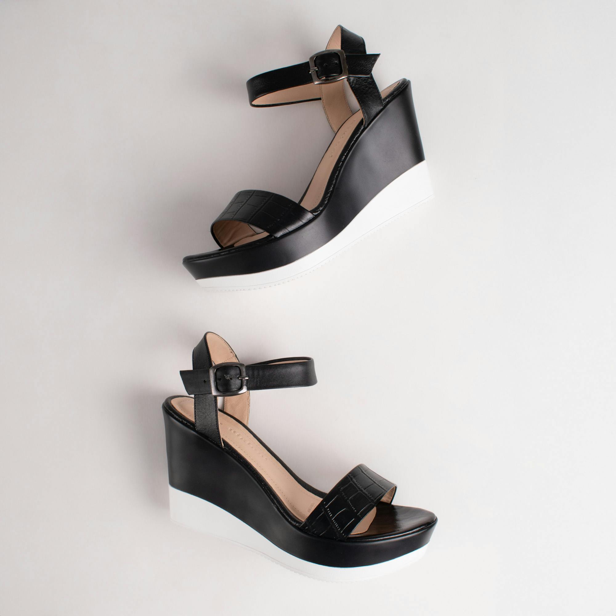 Pair of Black Platform Shoes · Free Stock Photo