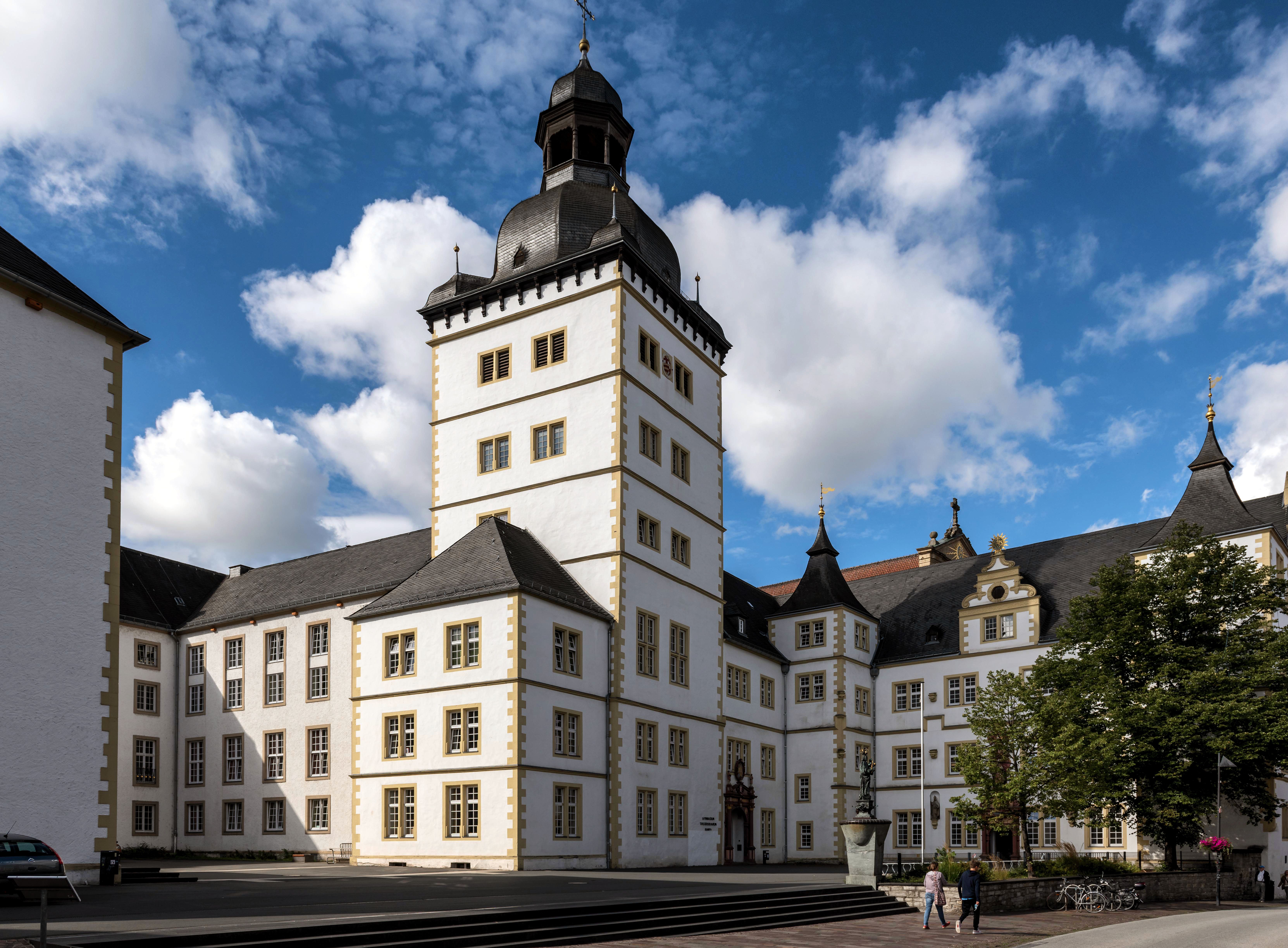 Historic White Building with Bell Tower Roof · Free Stock Photo