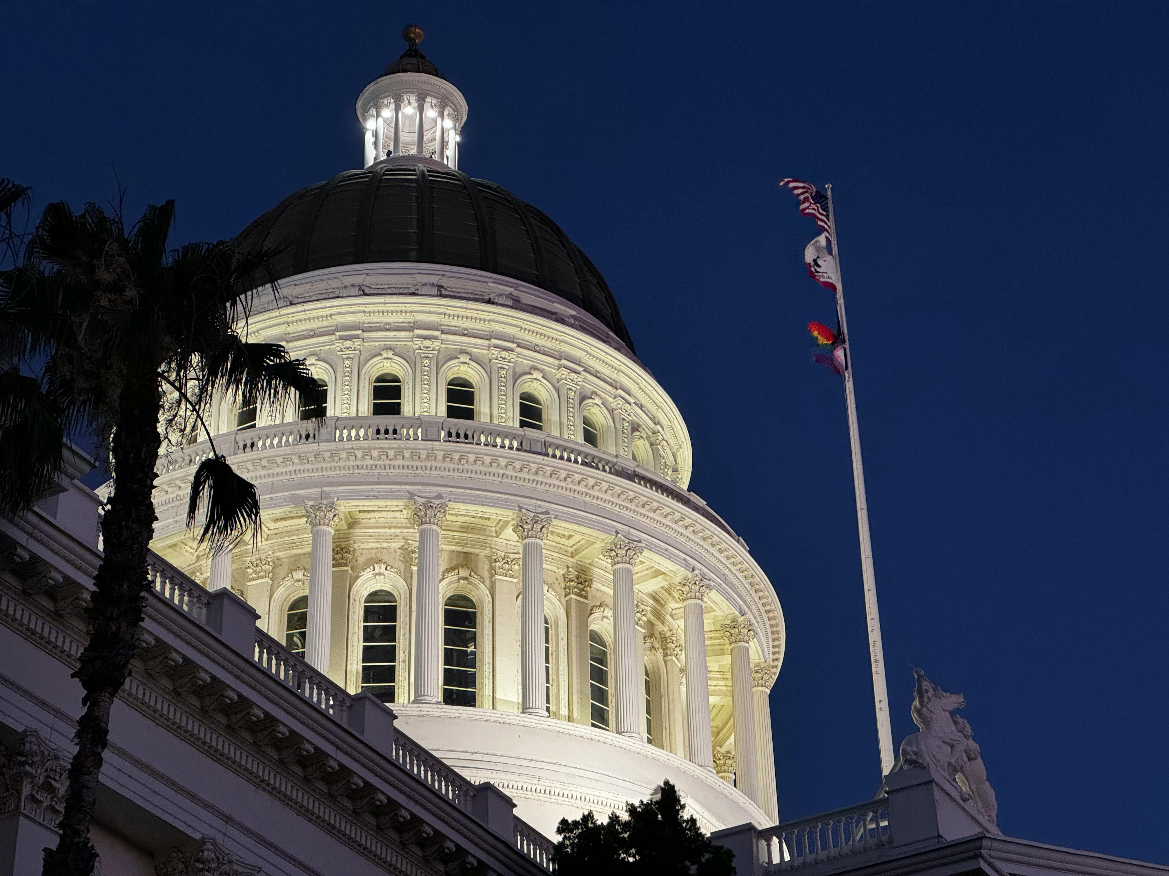 Stunning Aerial View of California State Capitol Dome · Free Stock Photo