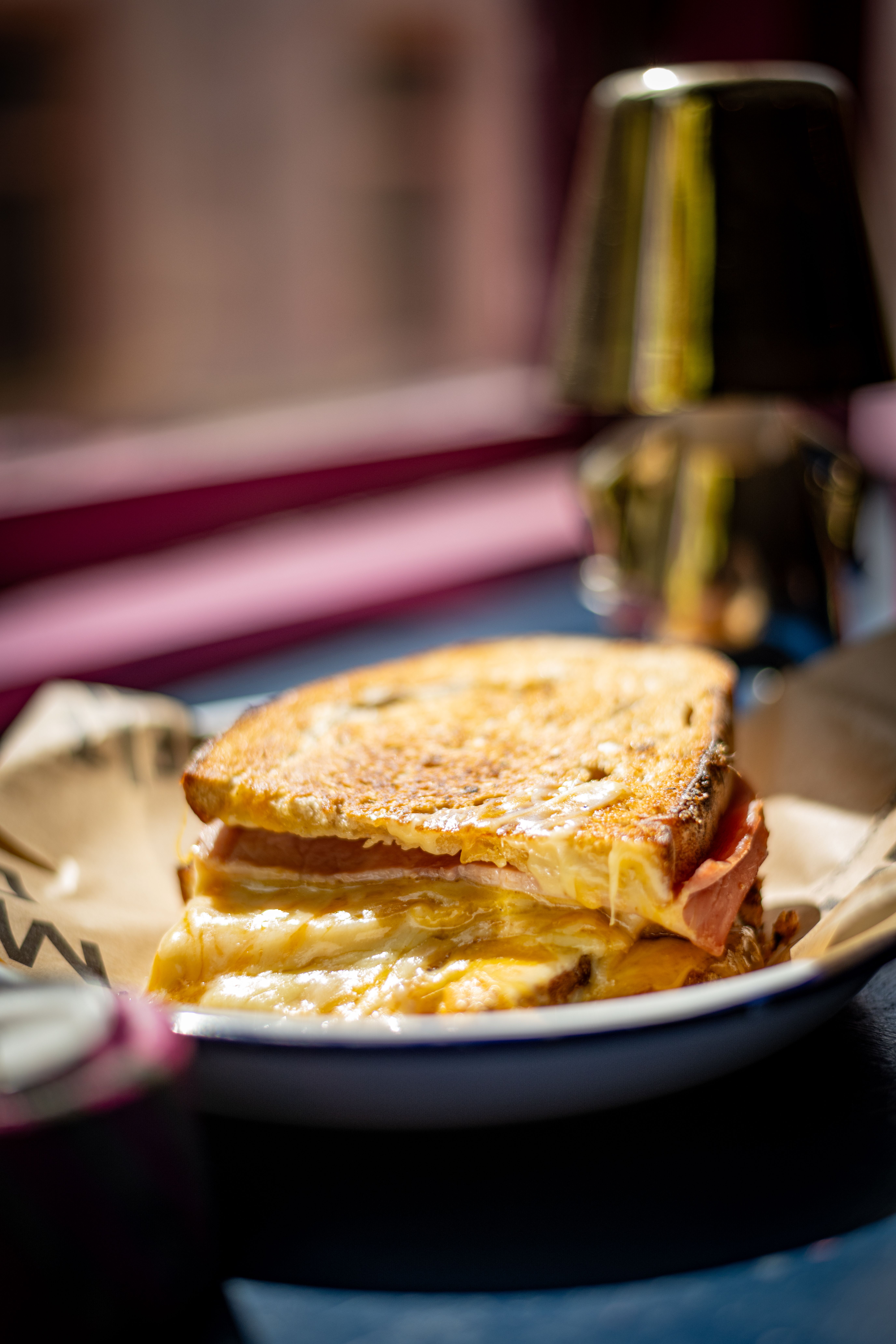 Close-up of a Toast on a Plate · Free Stock Photo
