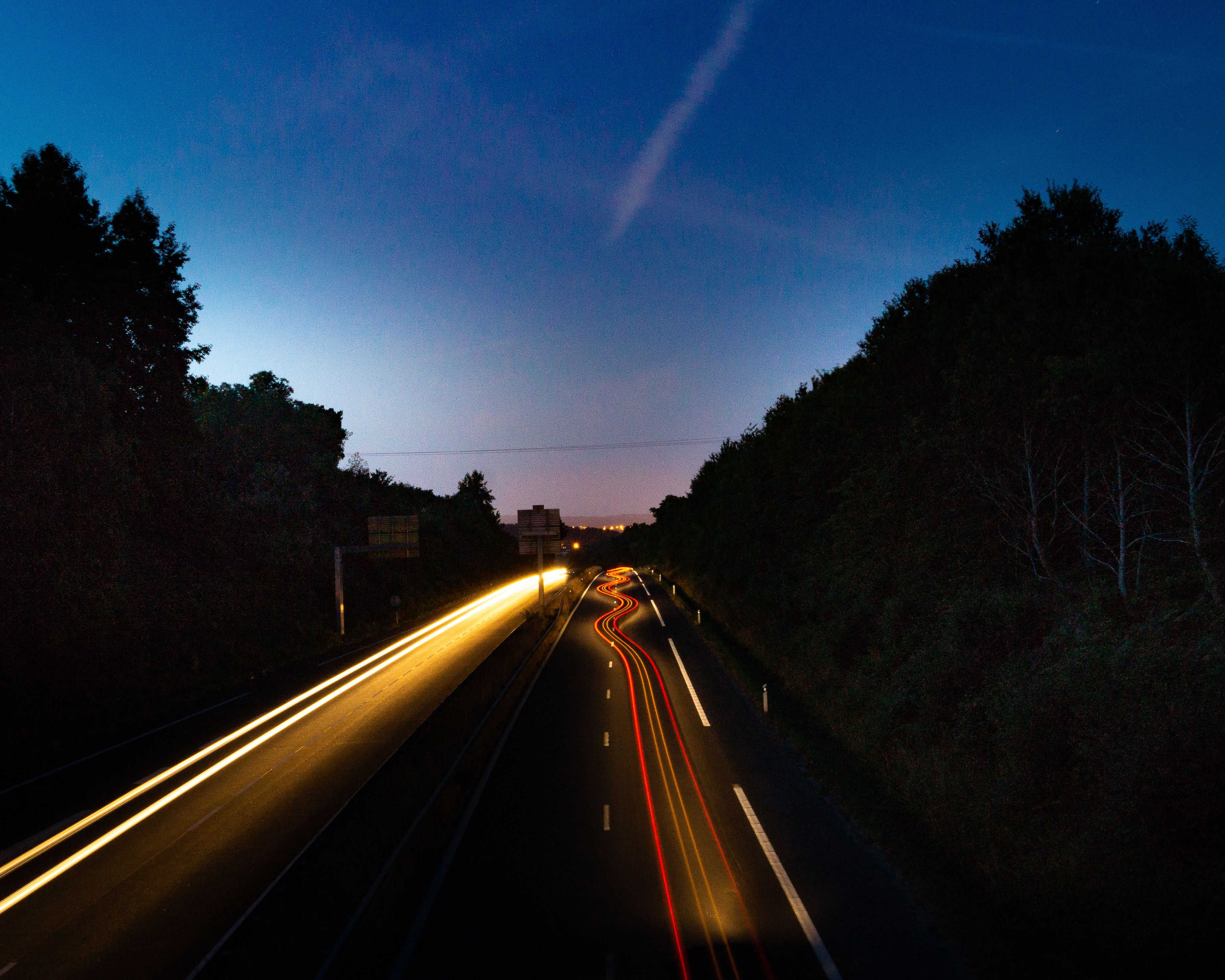 Cars on Road during Night · Free Stock Photo