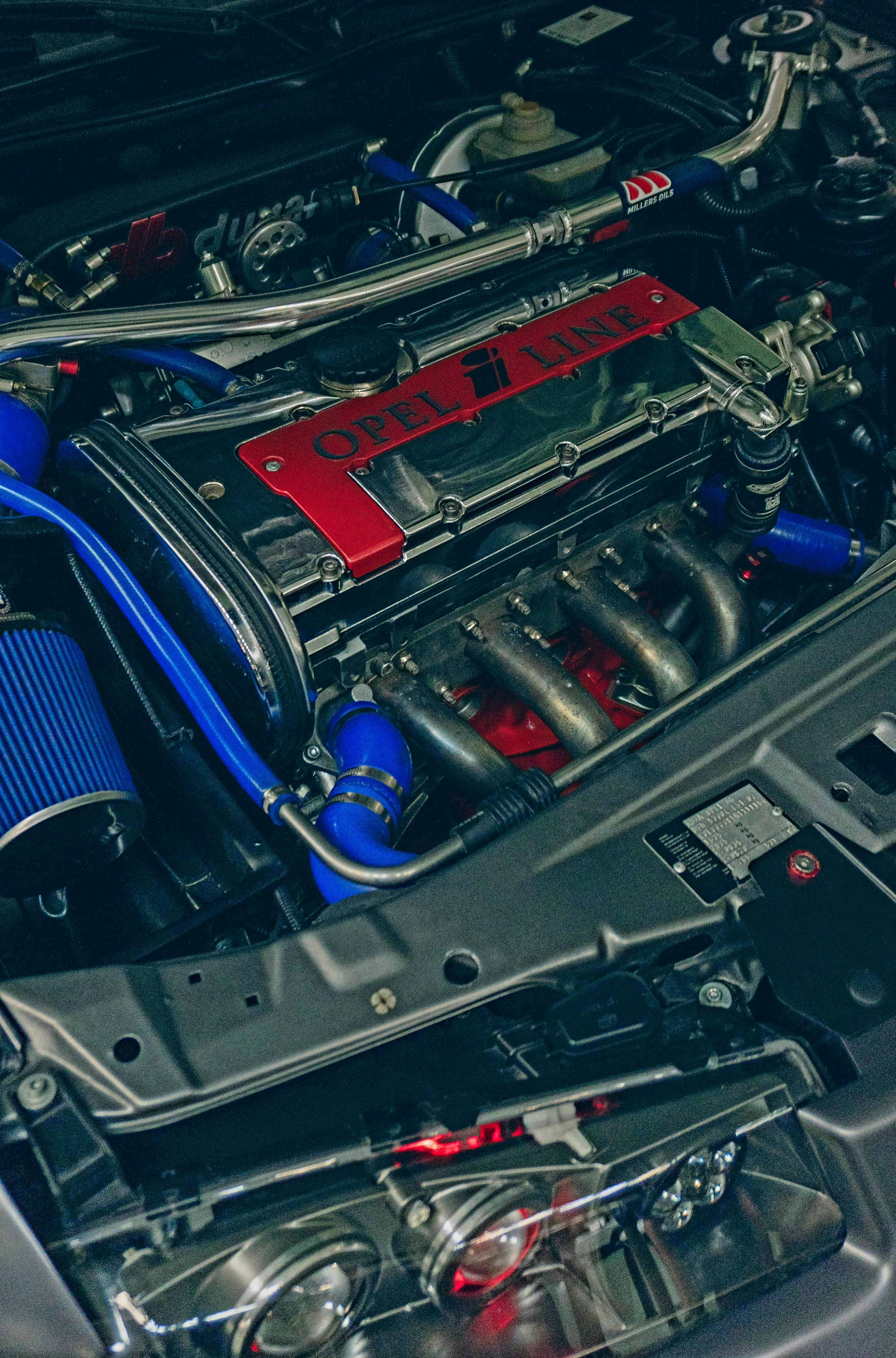 Photo Of A Clean Car Engine · Free Stock Photo