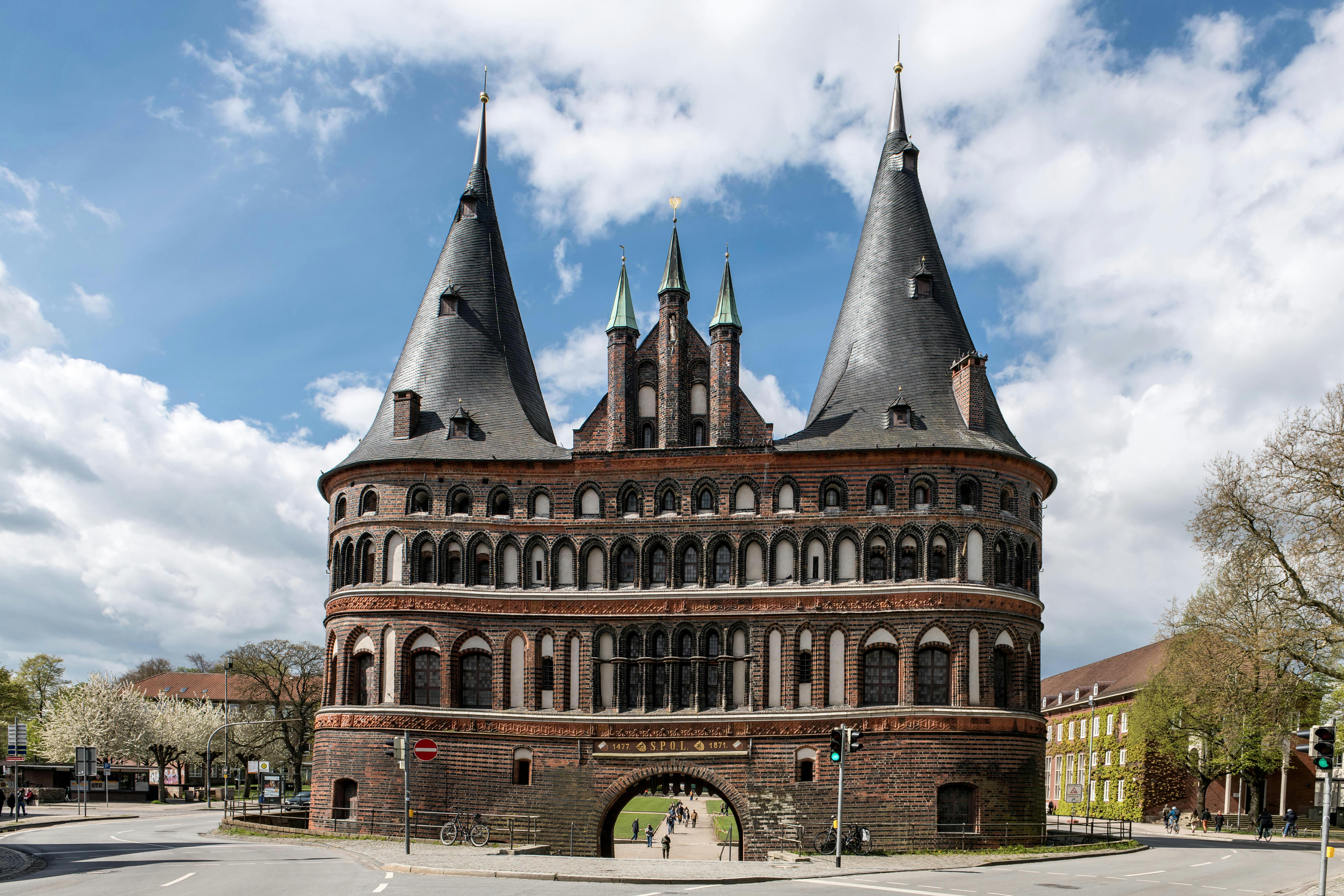 Photo of the Holsten Gate, Lubeck, Germany · Free Stock Photo