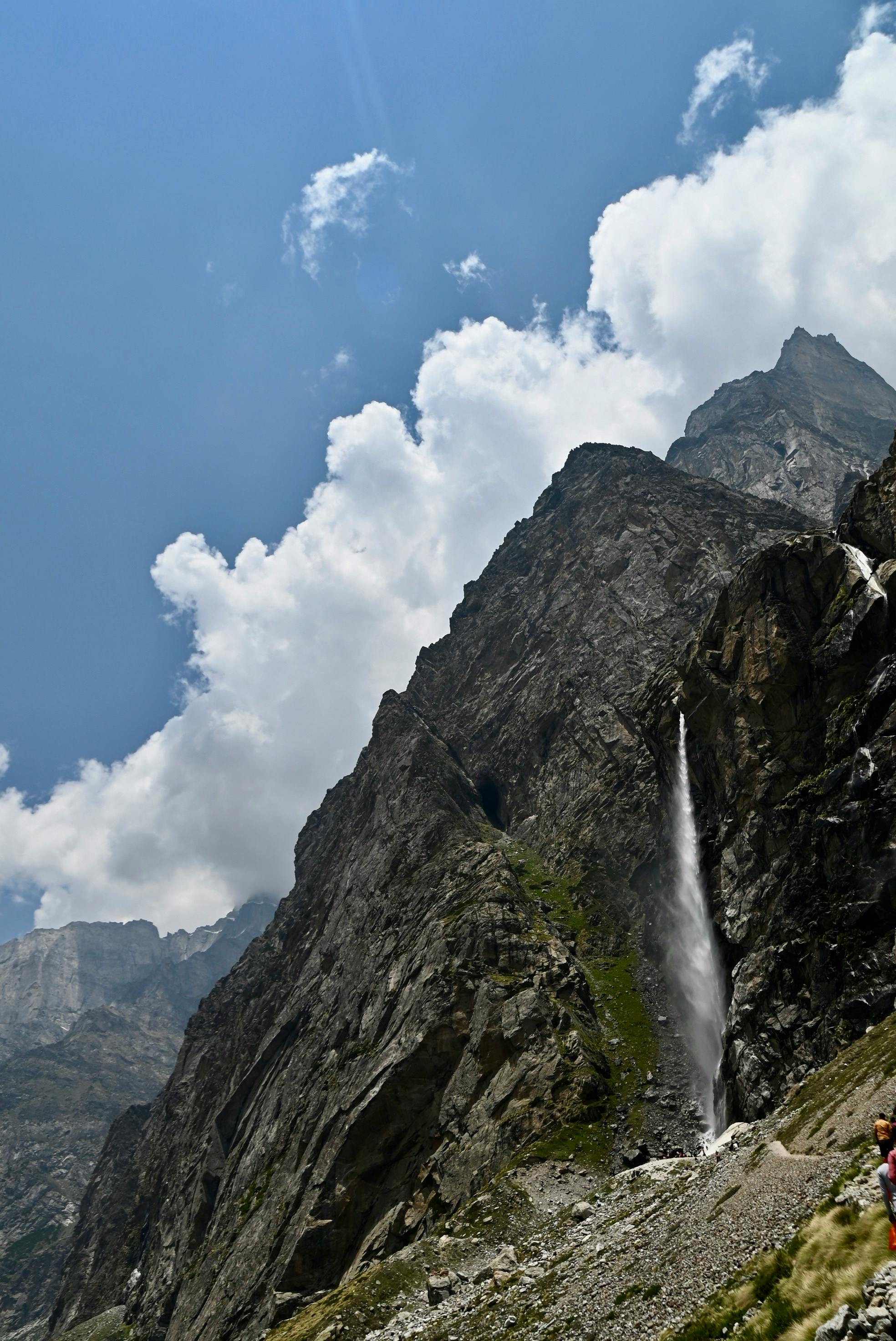 THE HIMALAYAN PEAKS WITH WATER FALLS · Free Stock Photo