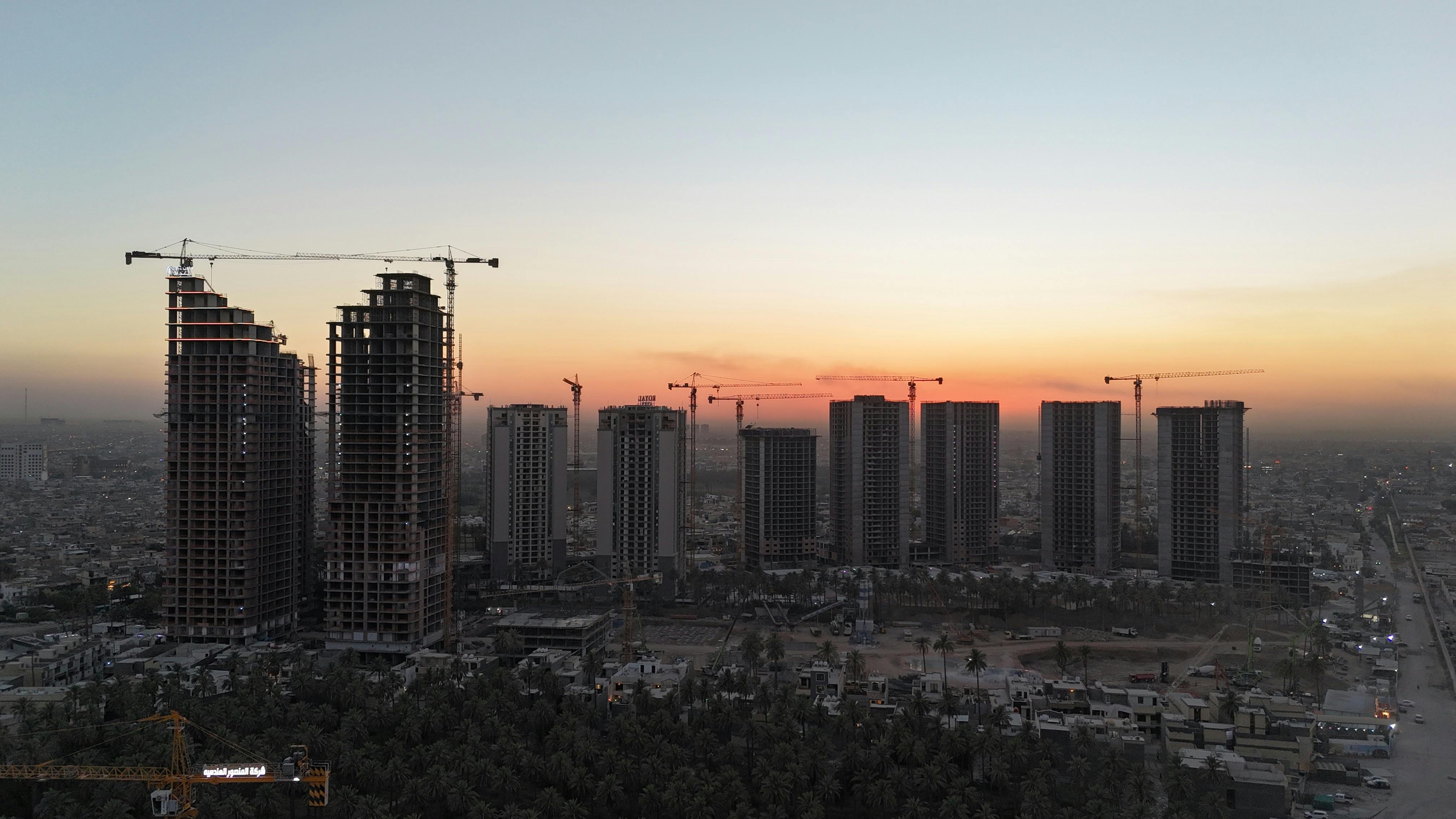 Skyscrapers in Baghdad During Sunset · Free Stock Photo