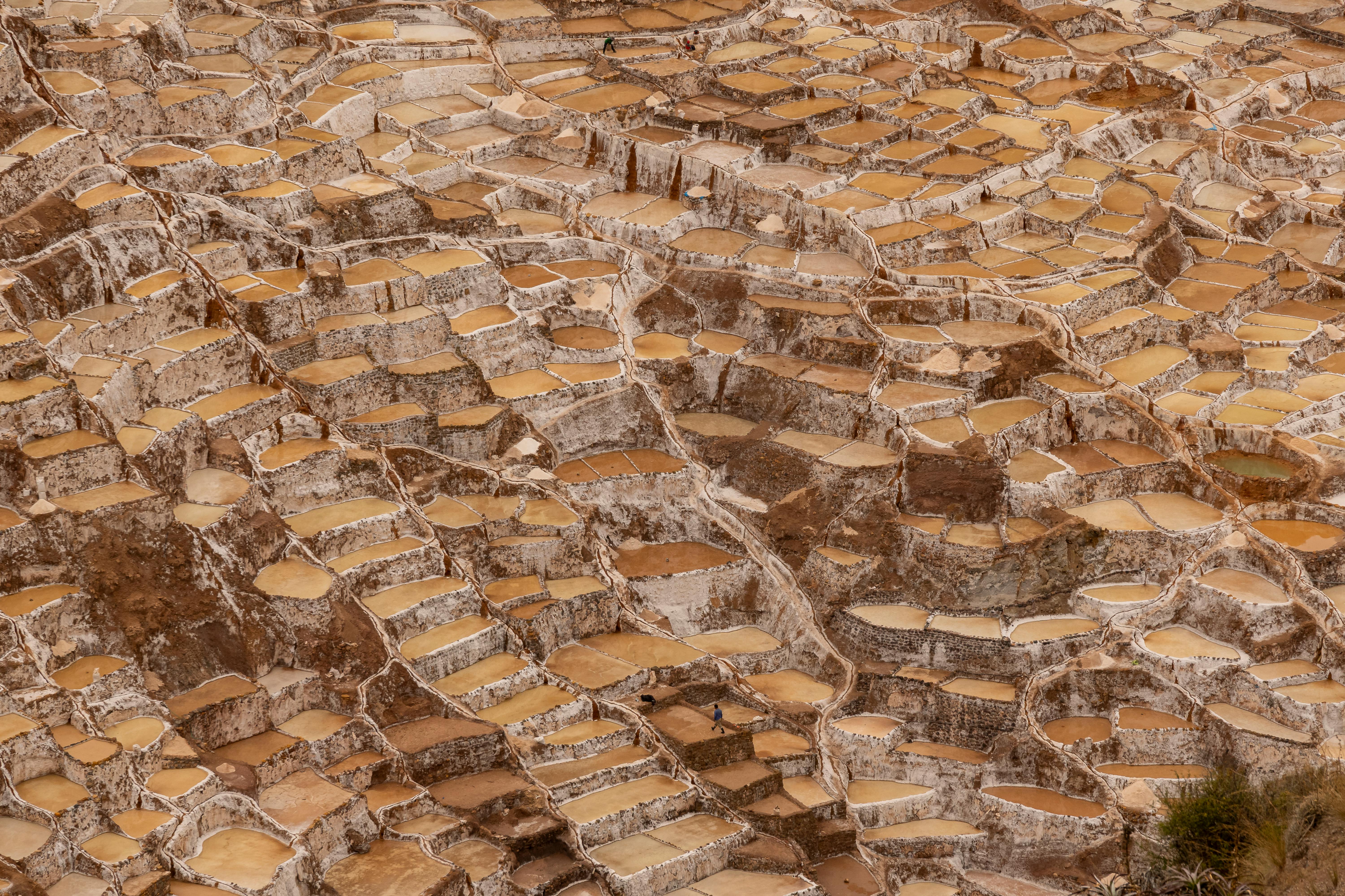 The terraces of the peruvian desert are made of dirt · Free Stock Photo
