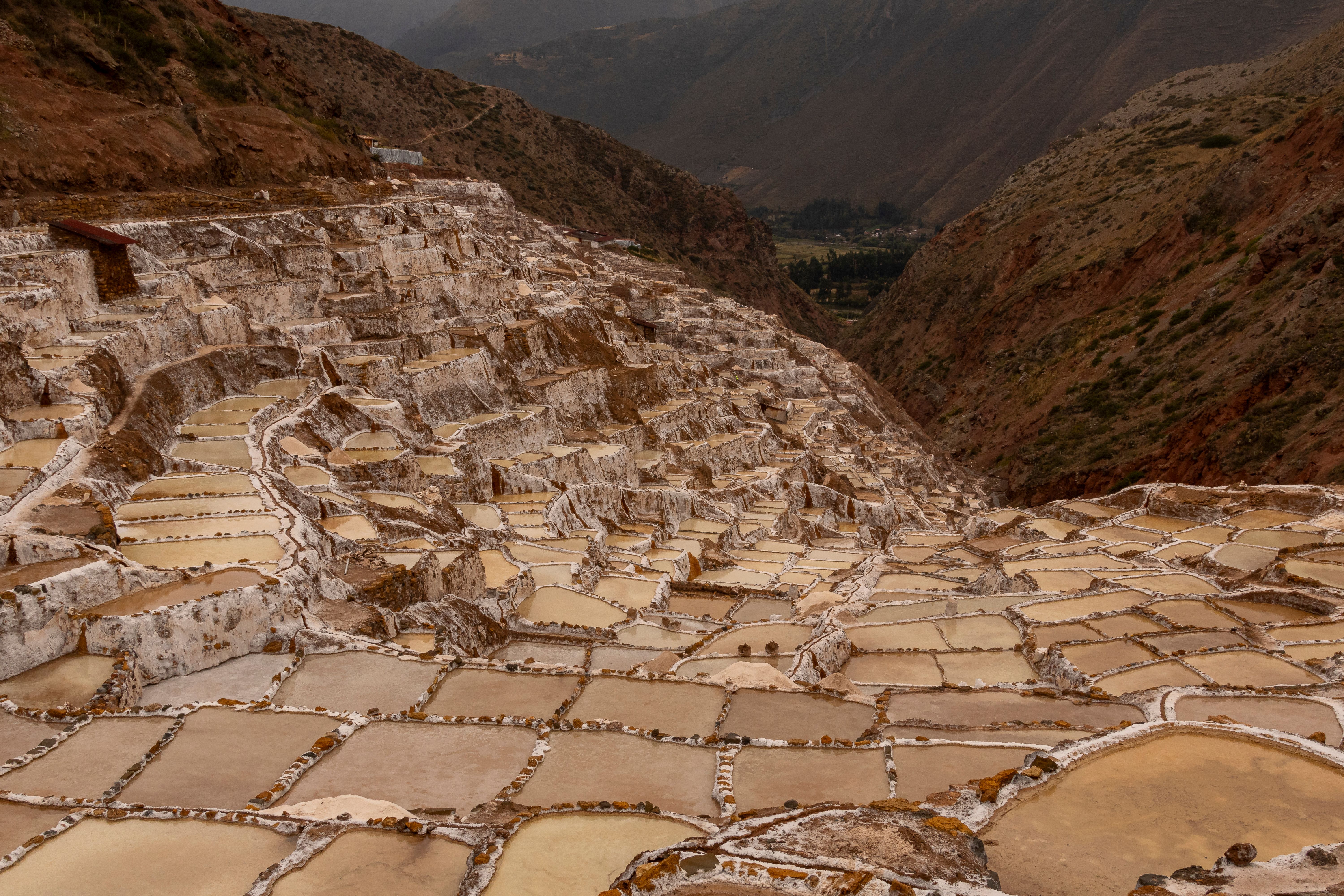The terraces of the salt fields in peru · Free Stock Photo