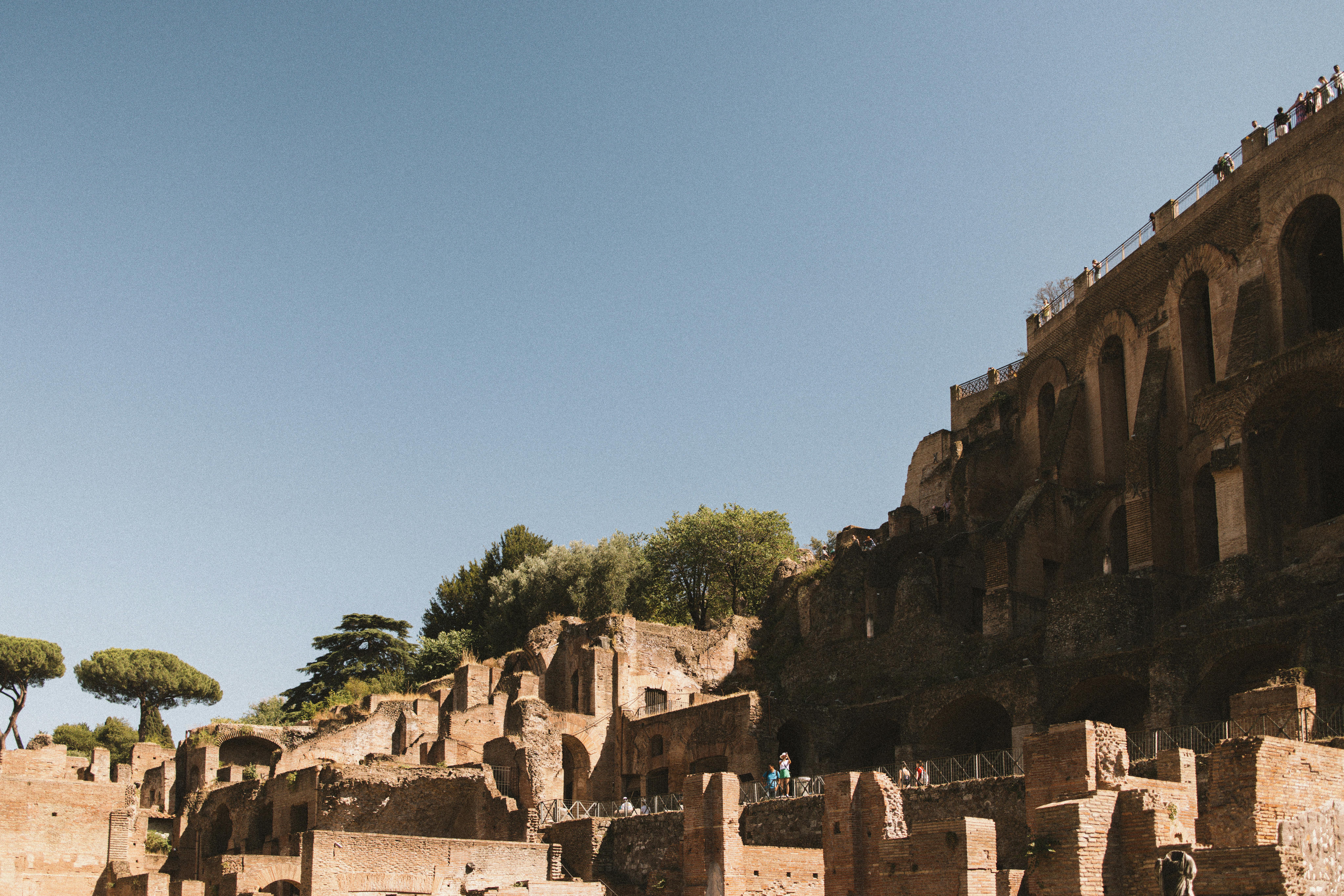 Foto de stock gratuita sobre antiguo, cielo limpio, ciudad, ciudades, edificio, foro romanum ...