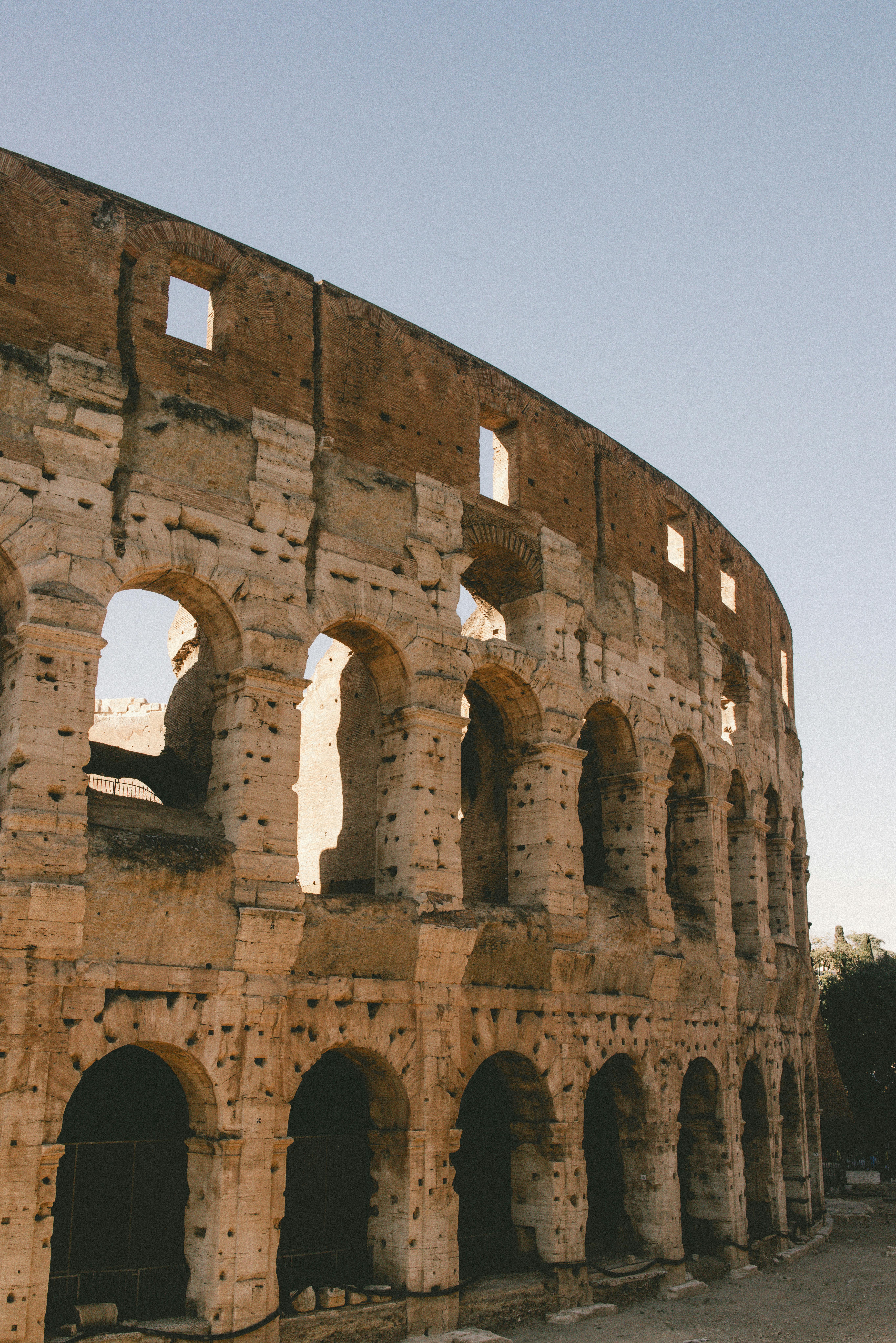 View of the Colosseum at Sunset, Rome, Italy · Free Stock Photo