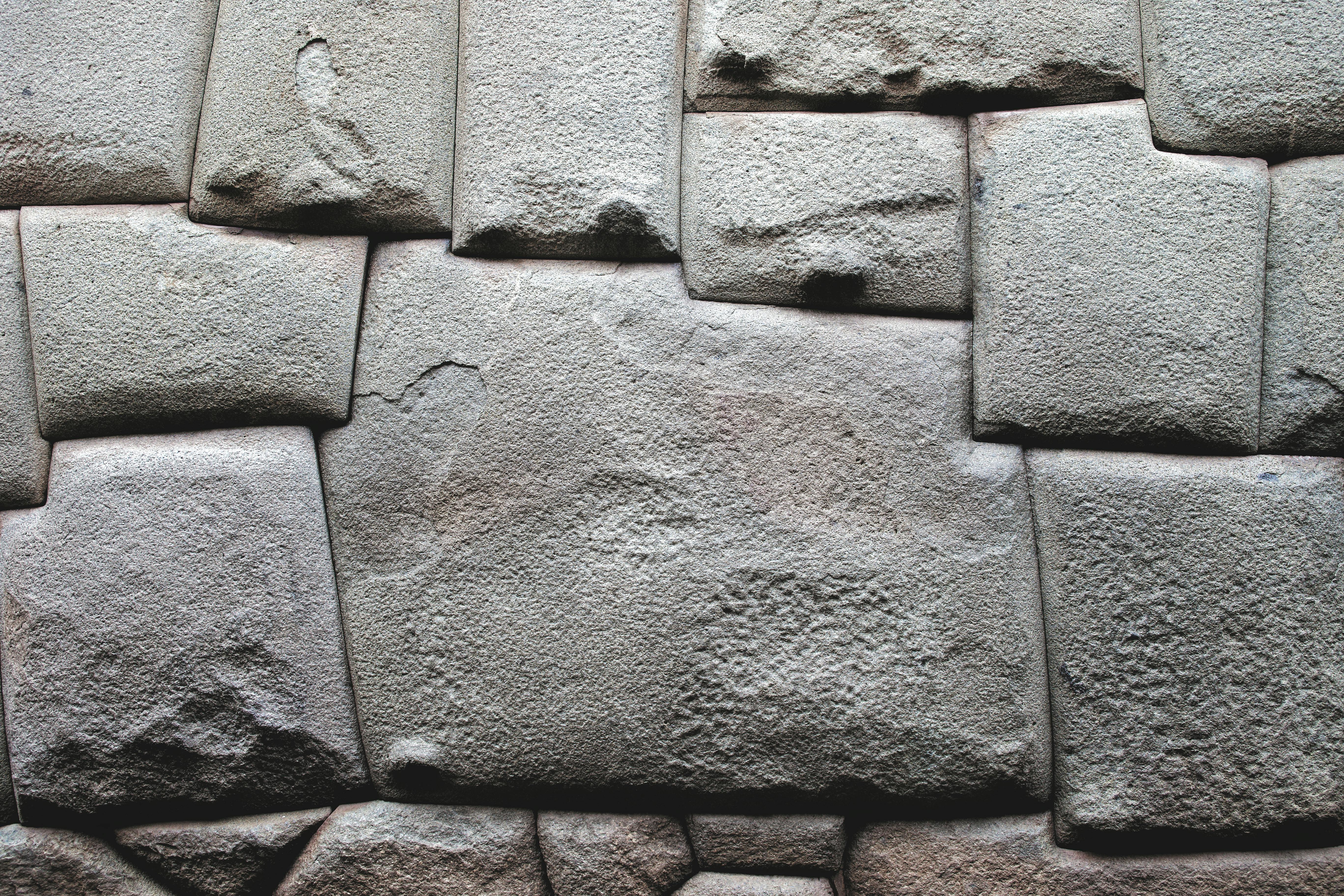 Ancient inca wall in the old town of Cusco, Peru · Free Stock Photo