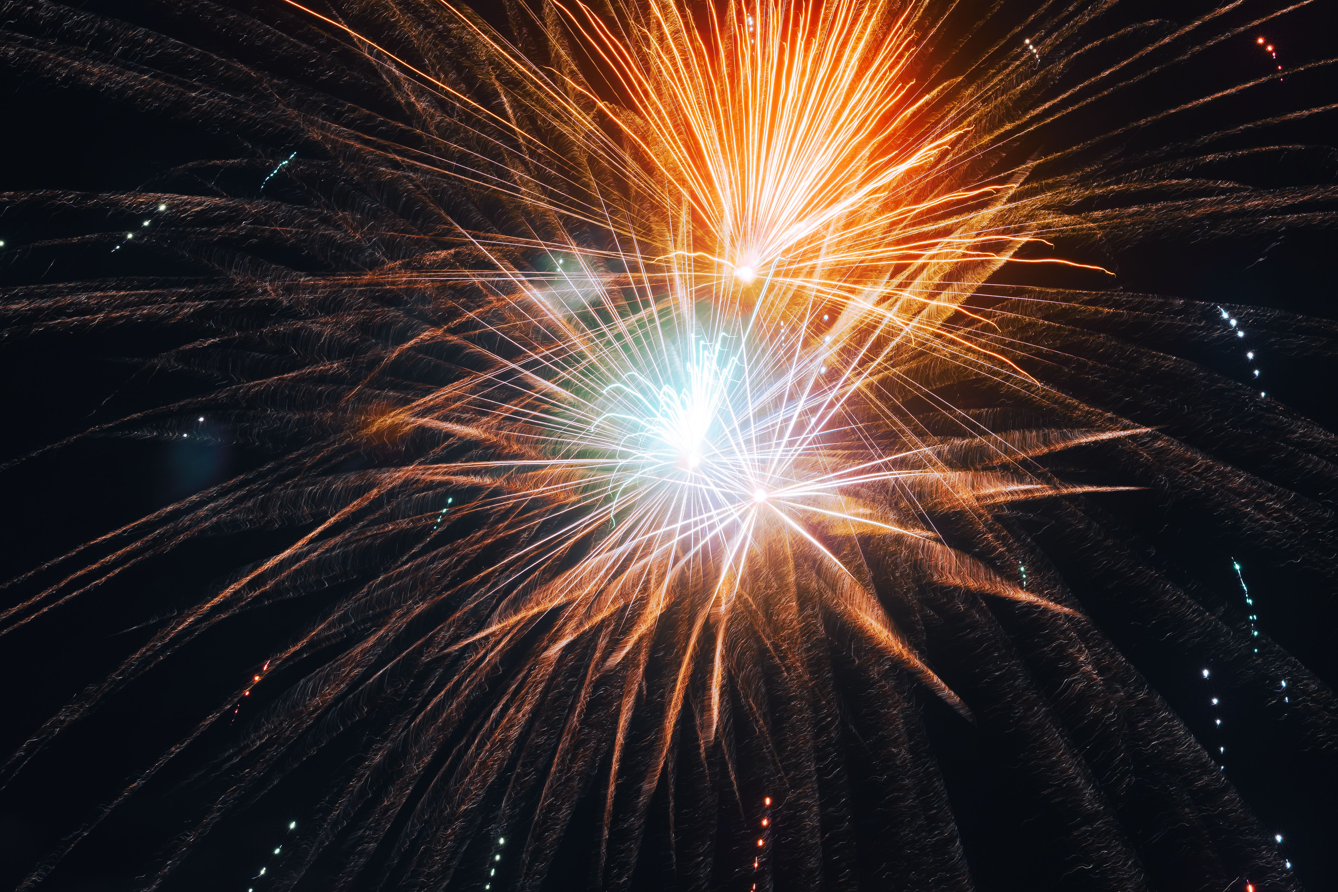 Fireworks Display at Night · Free Stock Photo