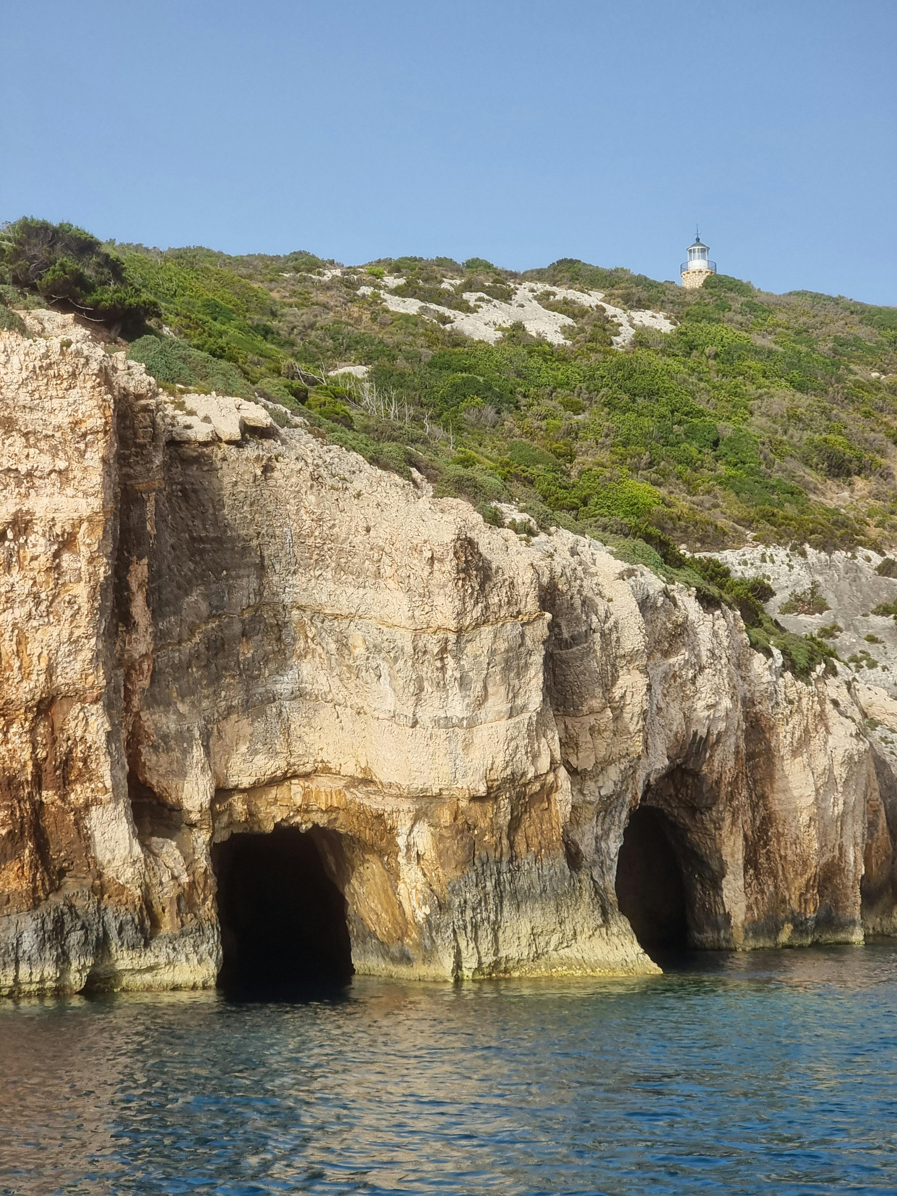 View of Caves in the Cliffs, Zakynthos, Greece · Free Stock Photo