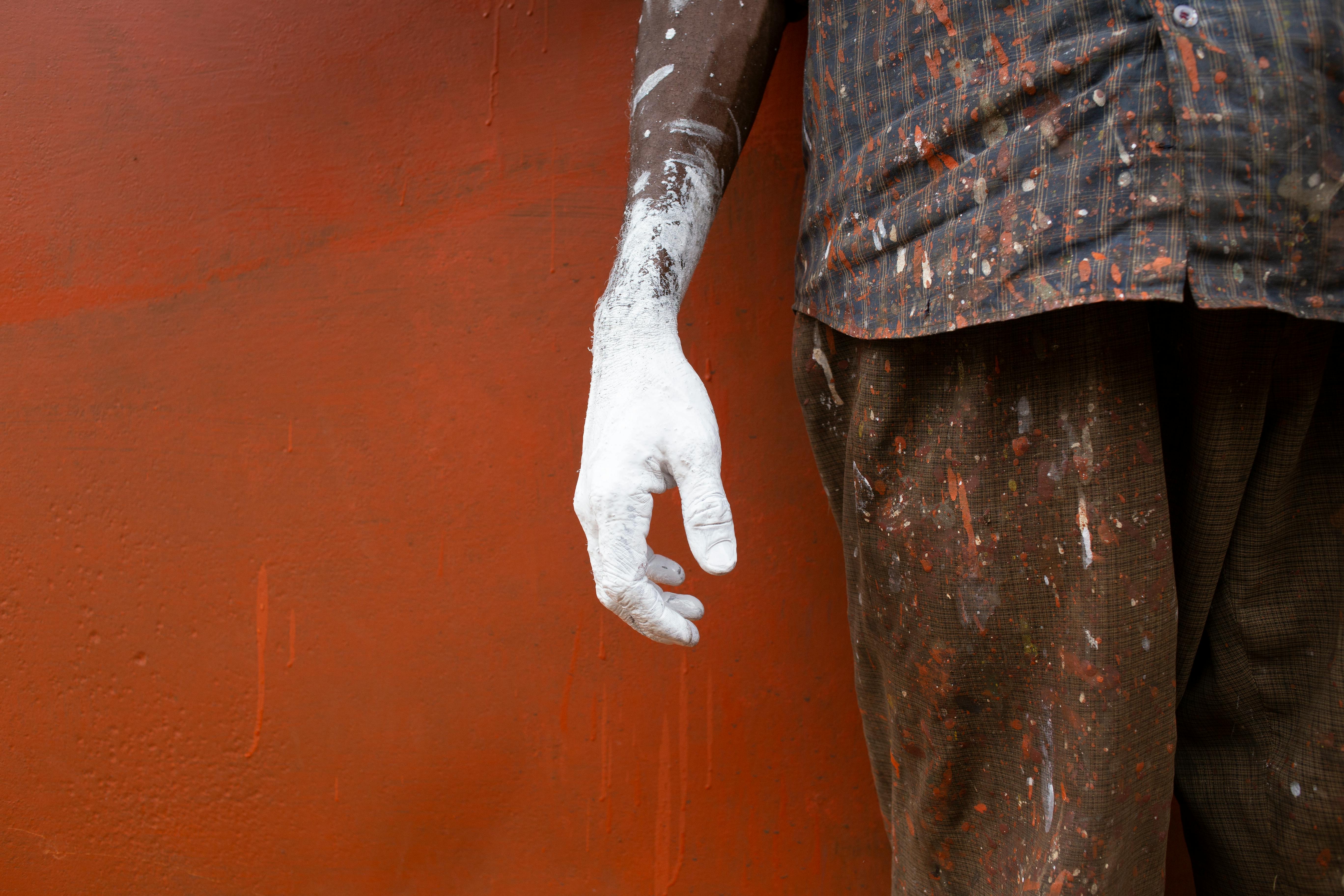 White Hand of Painter · Free Stock Photo