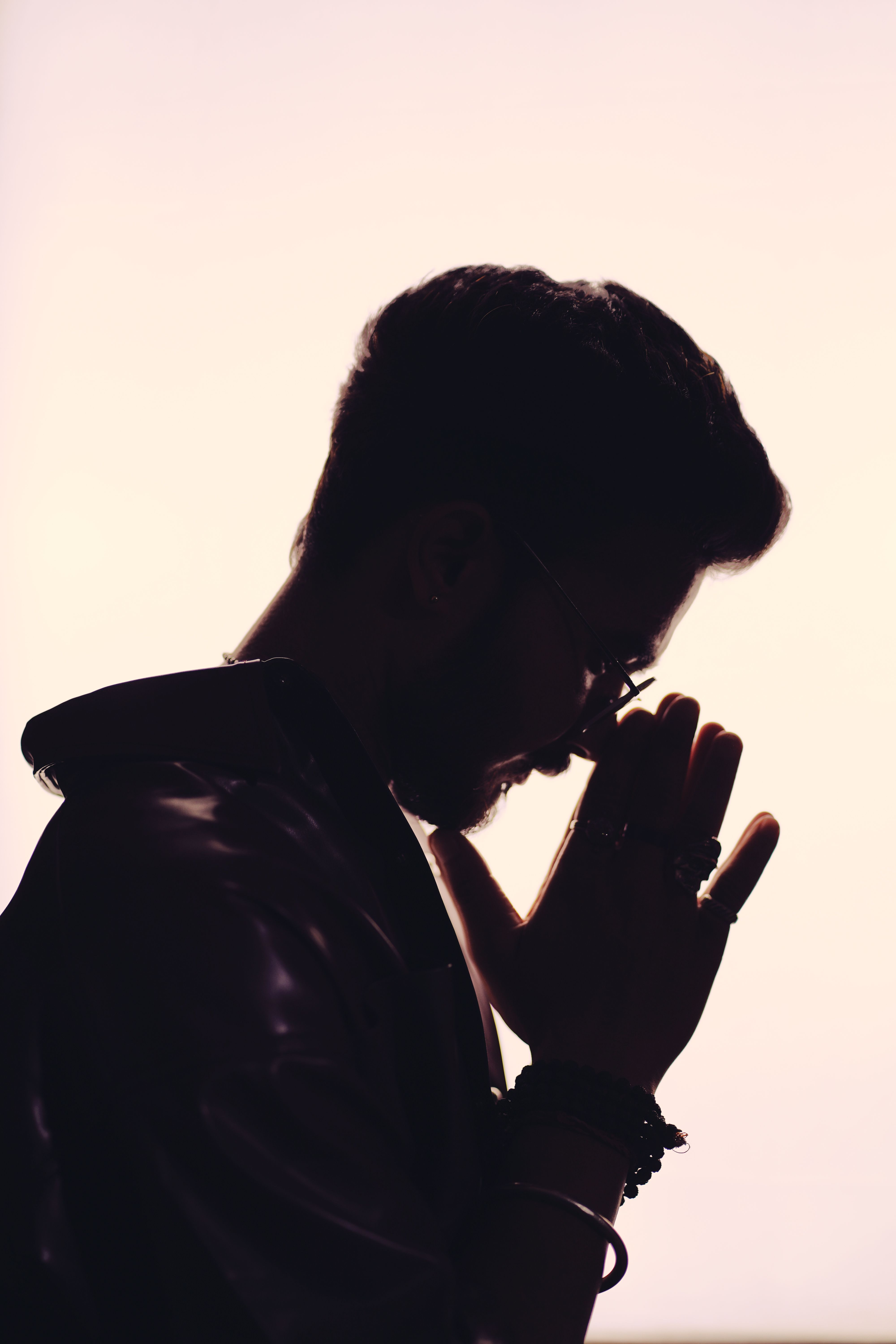 Man in Praying Pose · Free Stock Photo