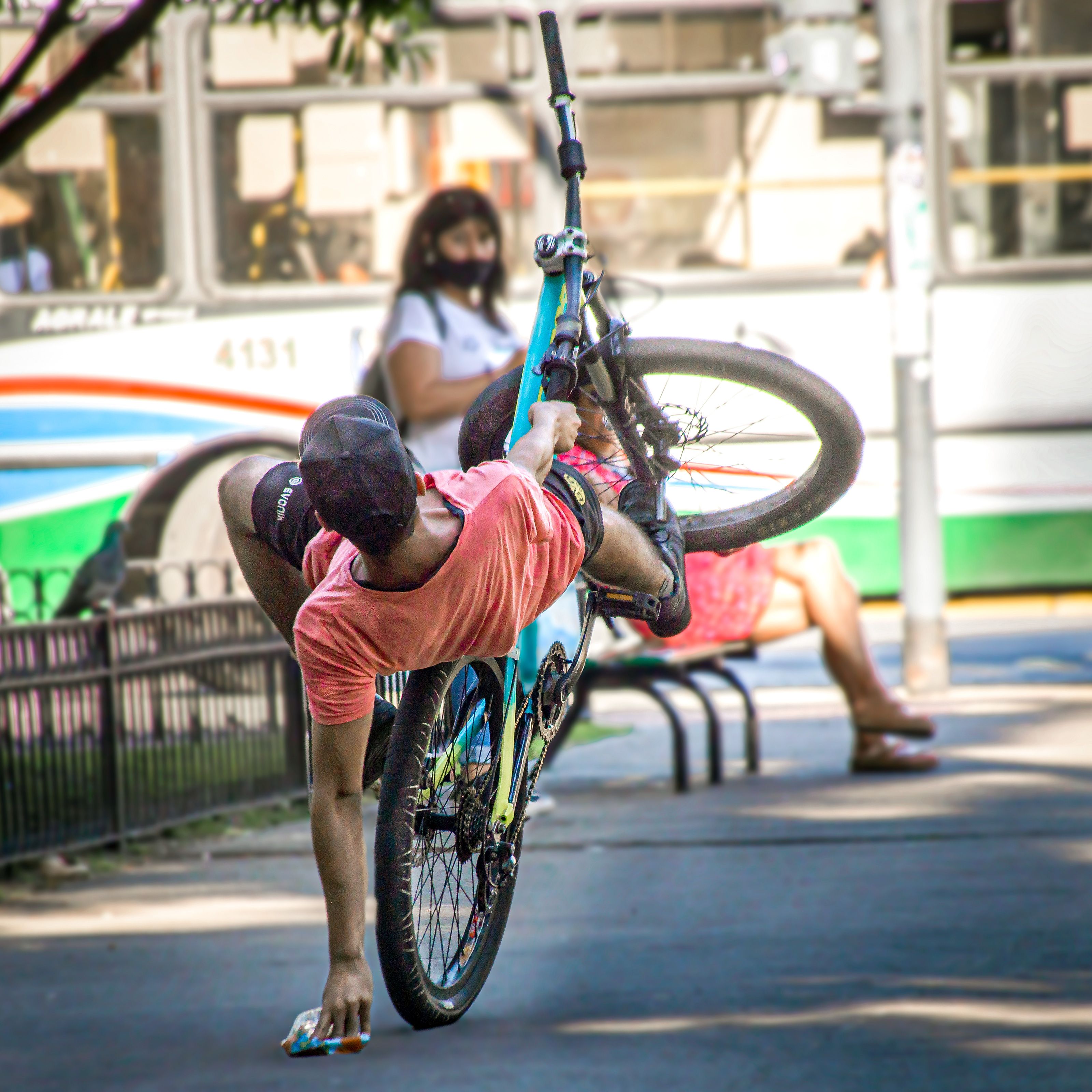 Man Doing Stunt on Bike · Free Stock Photo