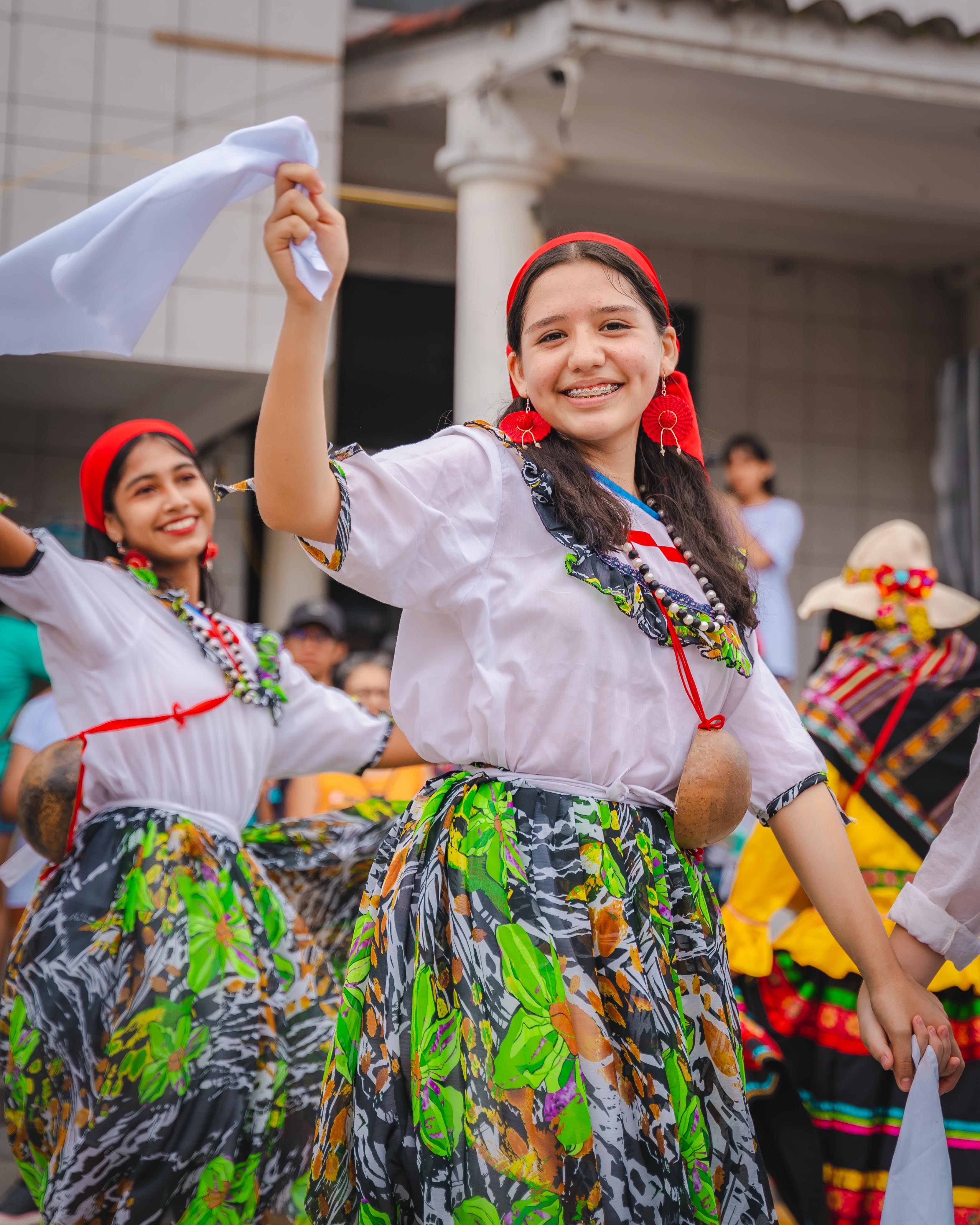 Women in Traditional Costumes Dancing during a Festival · Free Stock Photo