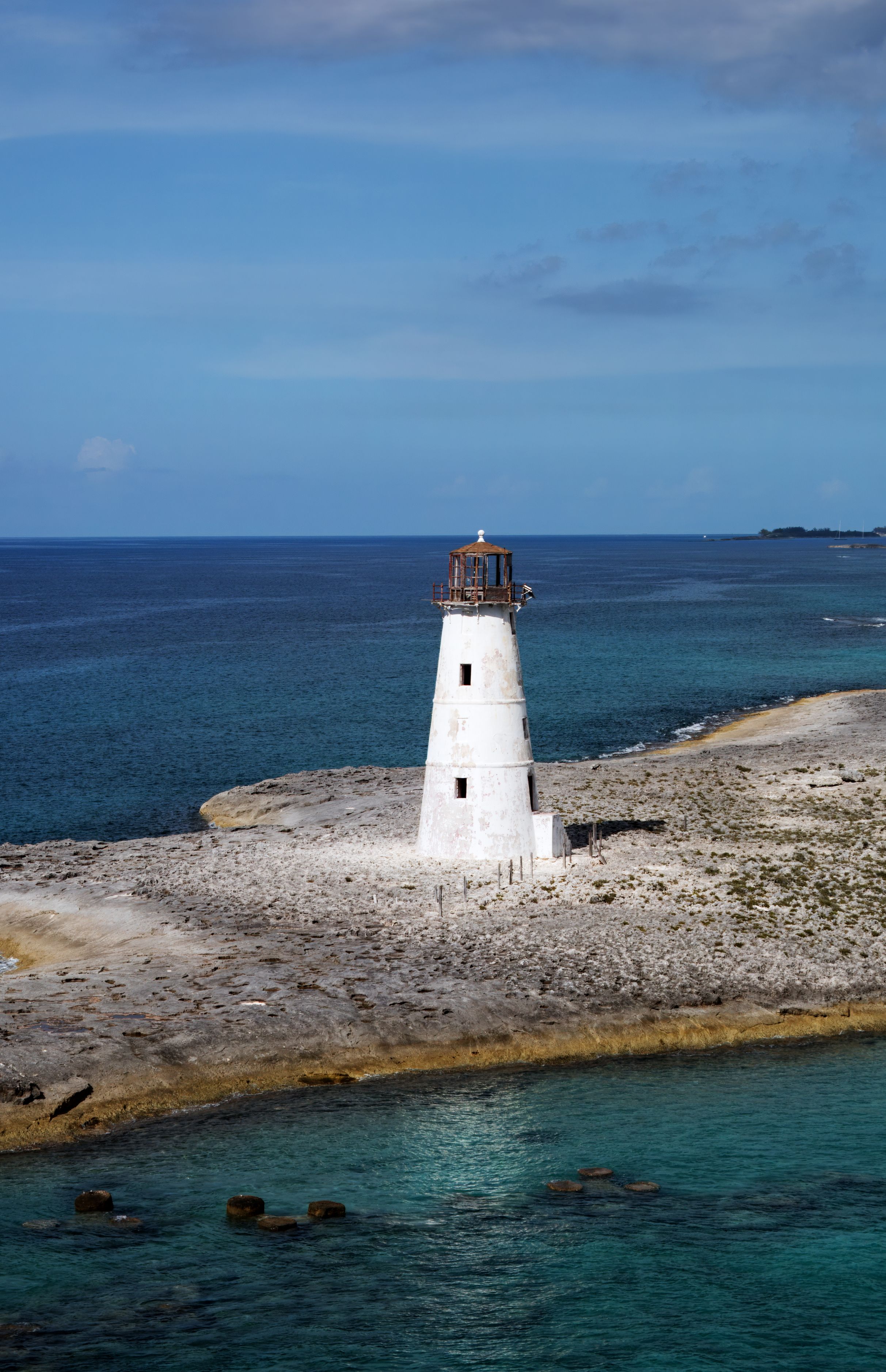 Nassau Harbour Lighthouse on Bahamas Islands · Free Stock Photo