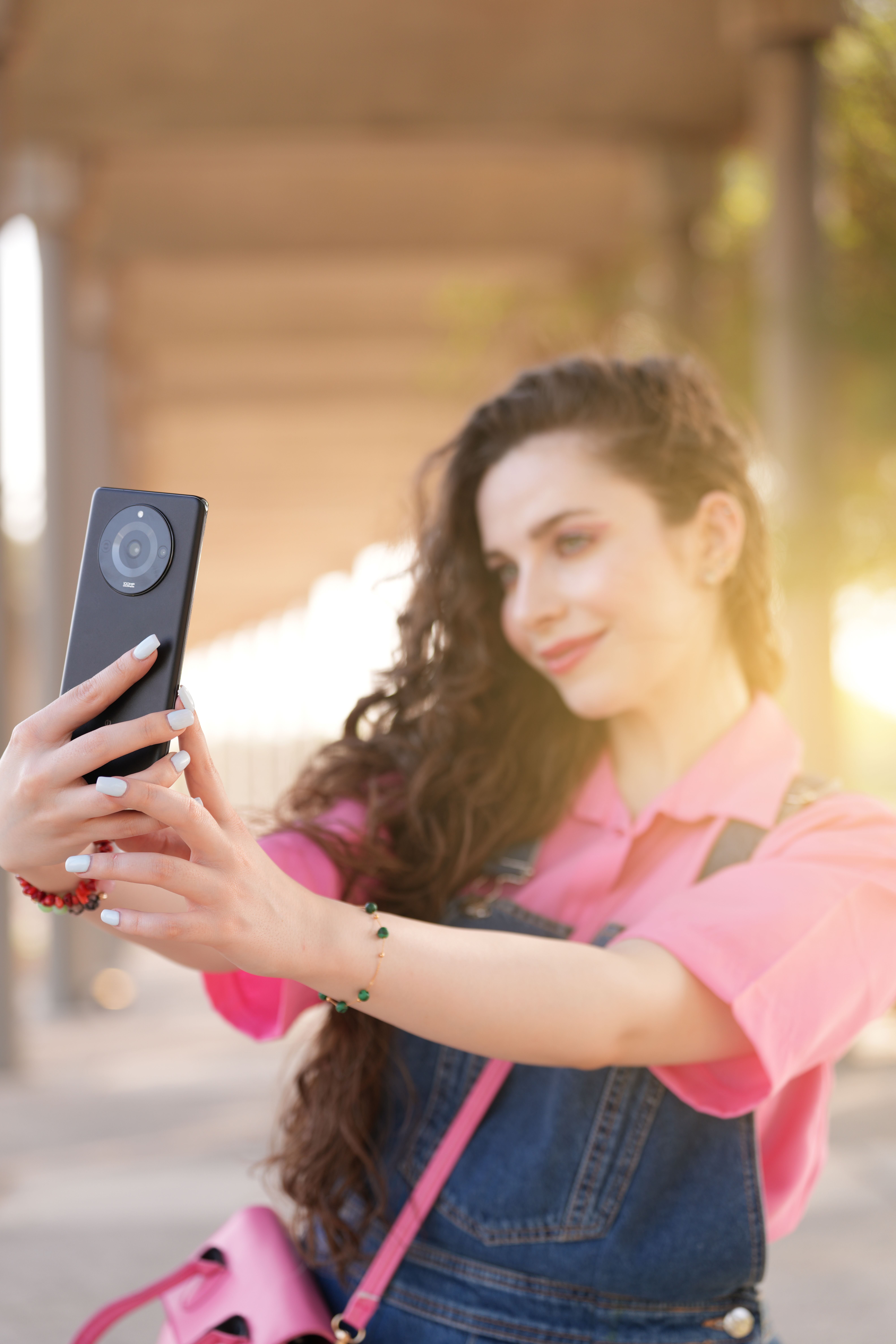 Woman Taking Selfie at Sunset · Free Stock Photo