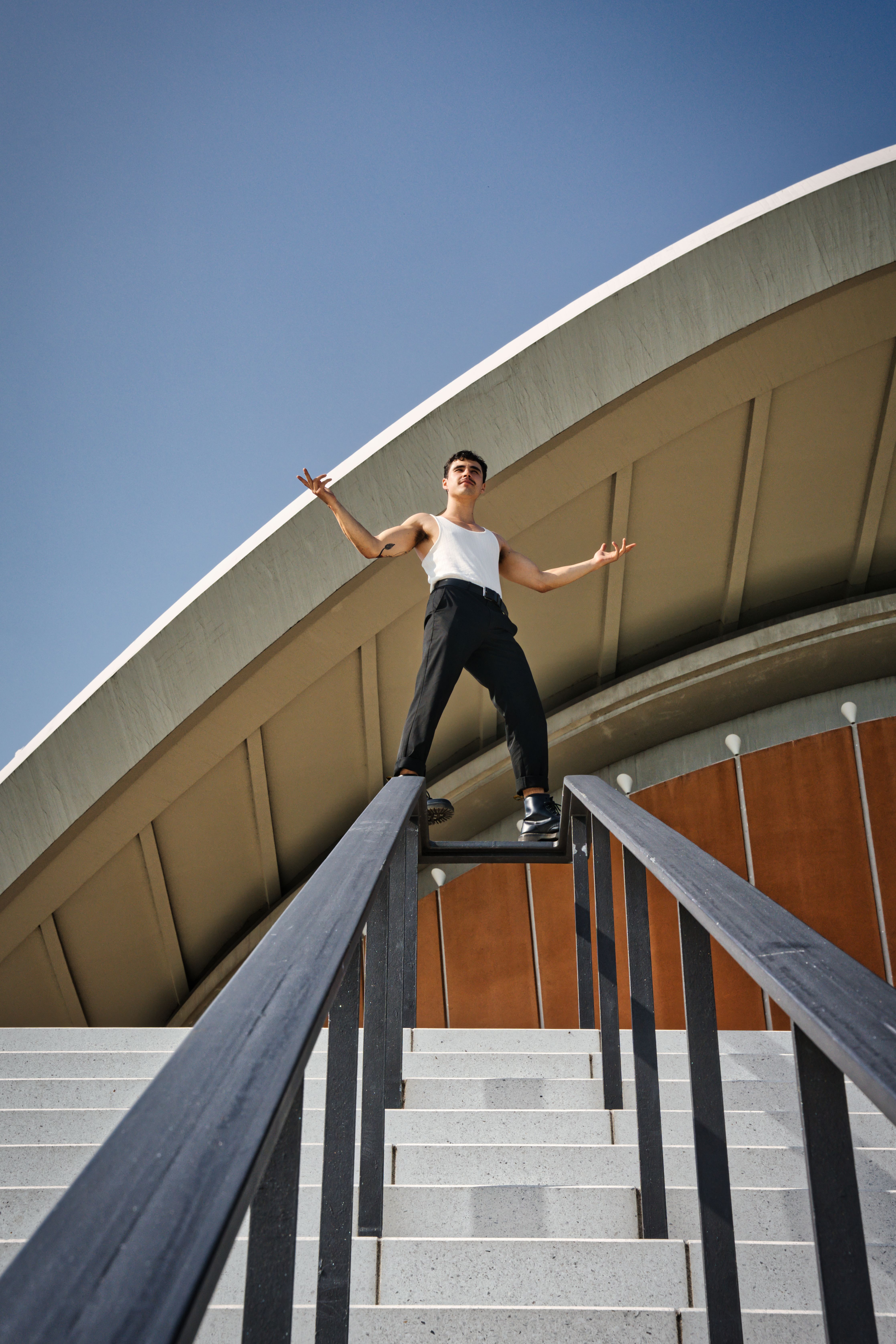 Woman Posing with Her Legs Wide Open · Free Stock Photo