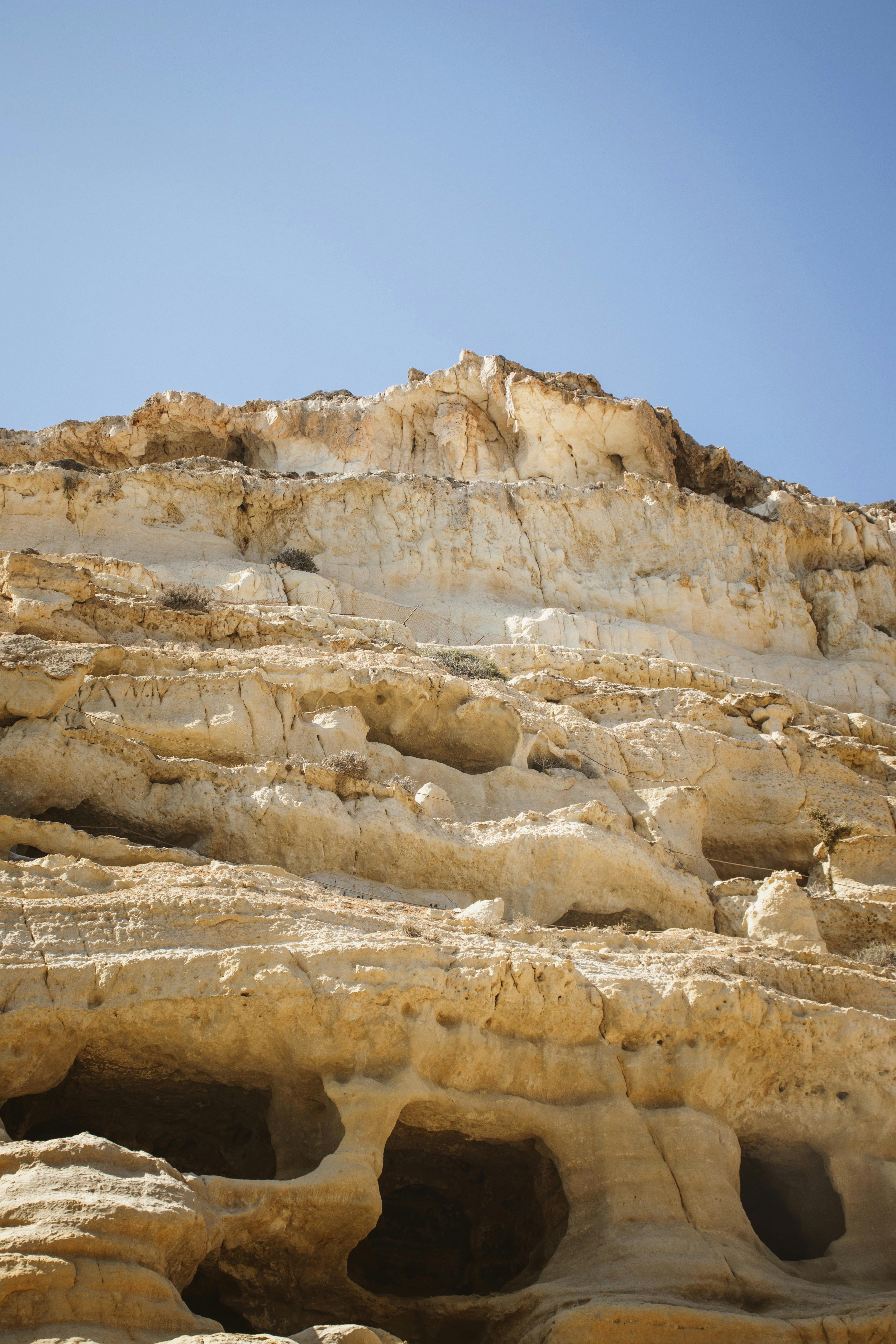 Limestone Cliff in Crete, Greece · Free Stock Photo