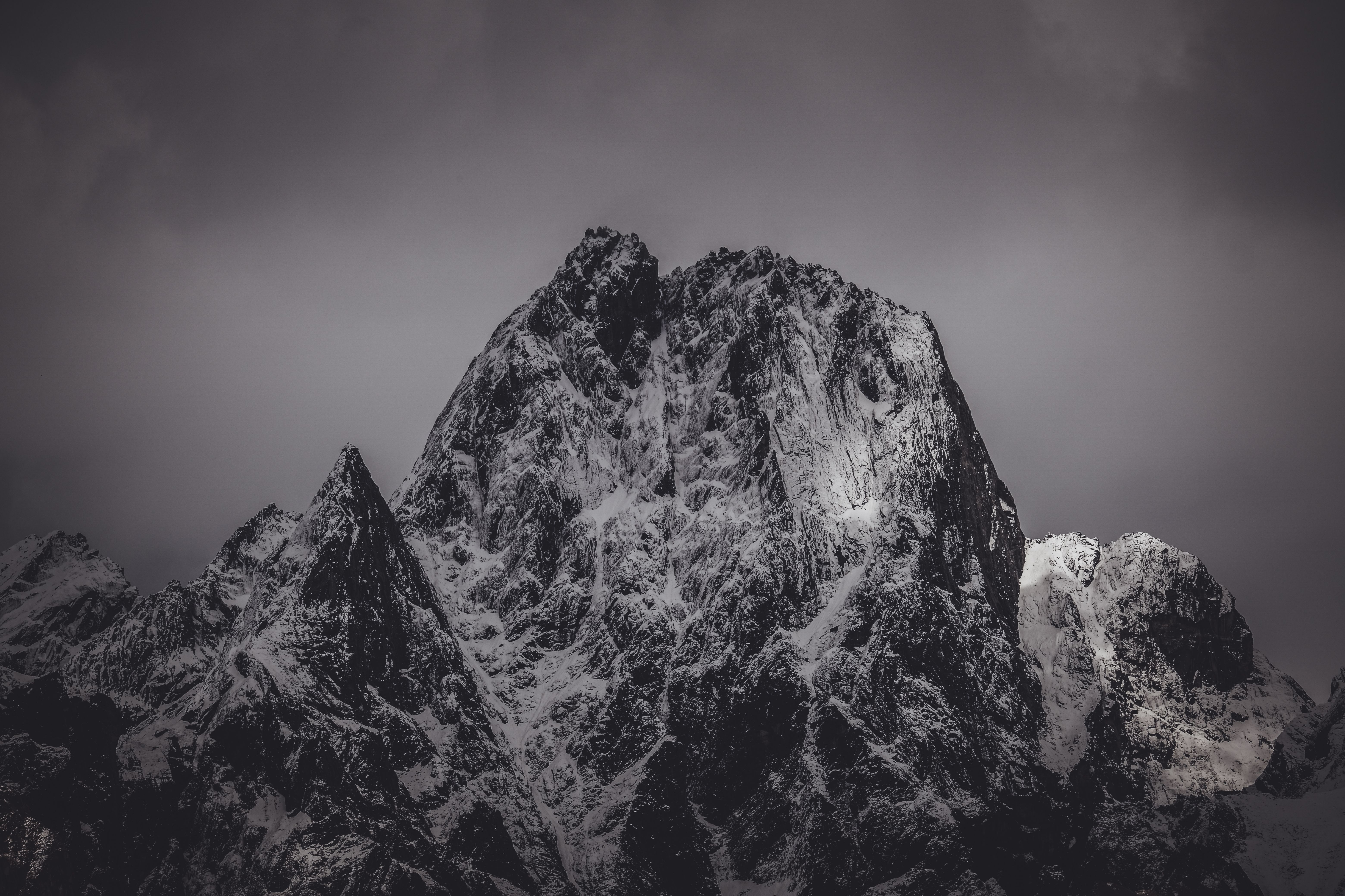 Steep Mountain Peak · Free Stock Photo