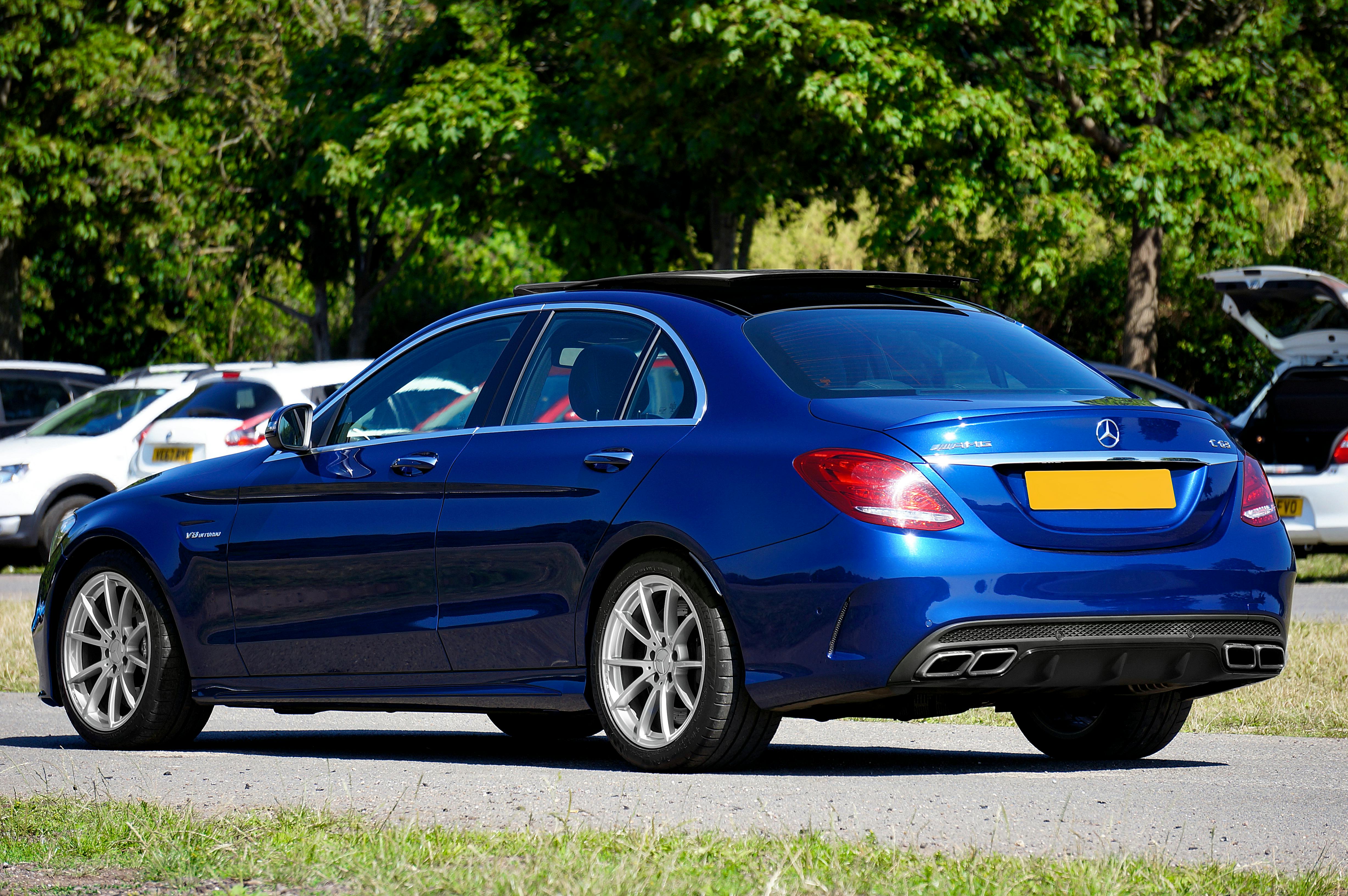 Blue Mercedes-Benz Car · Free Stock Photo