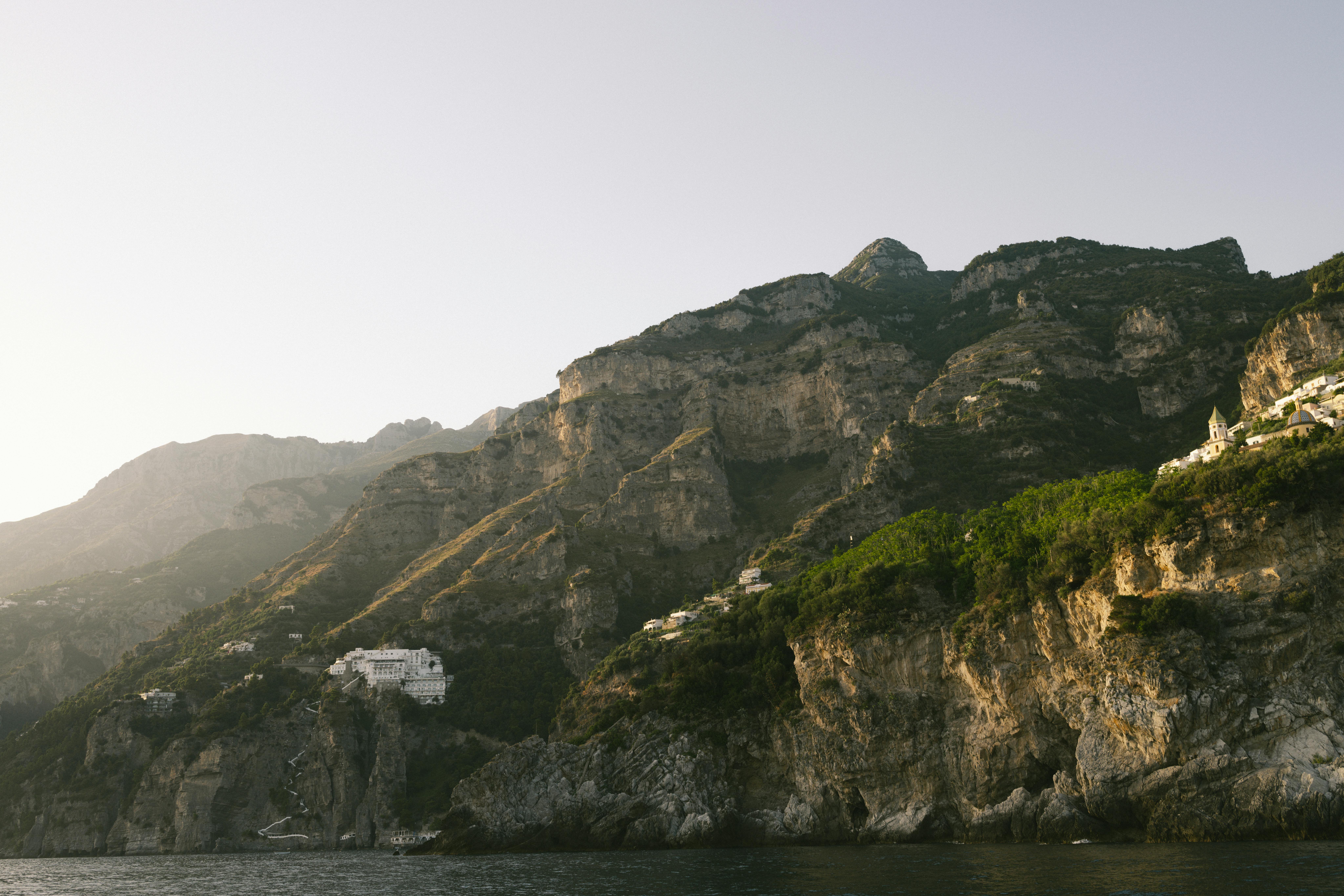Cliffs Near Positano on the Amalfi Coast, Italy · Free Stock Photo