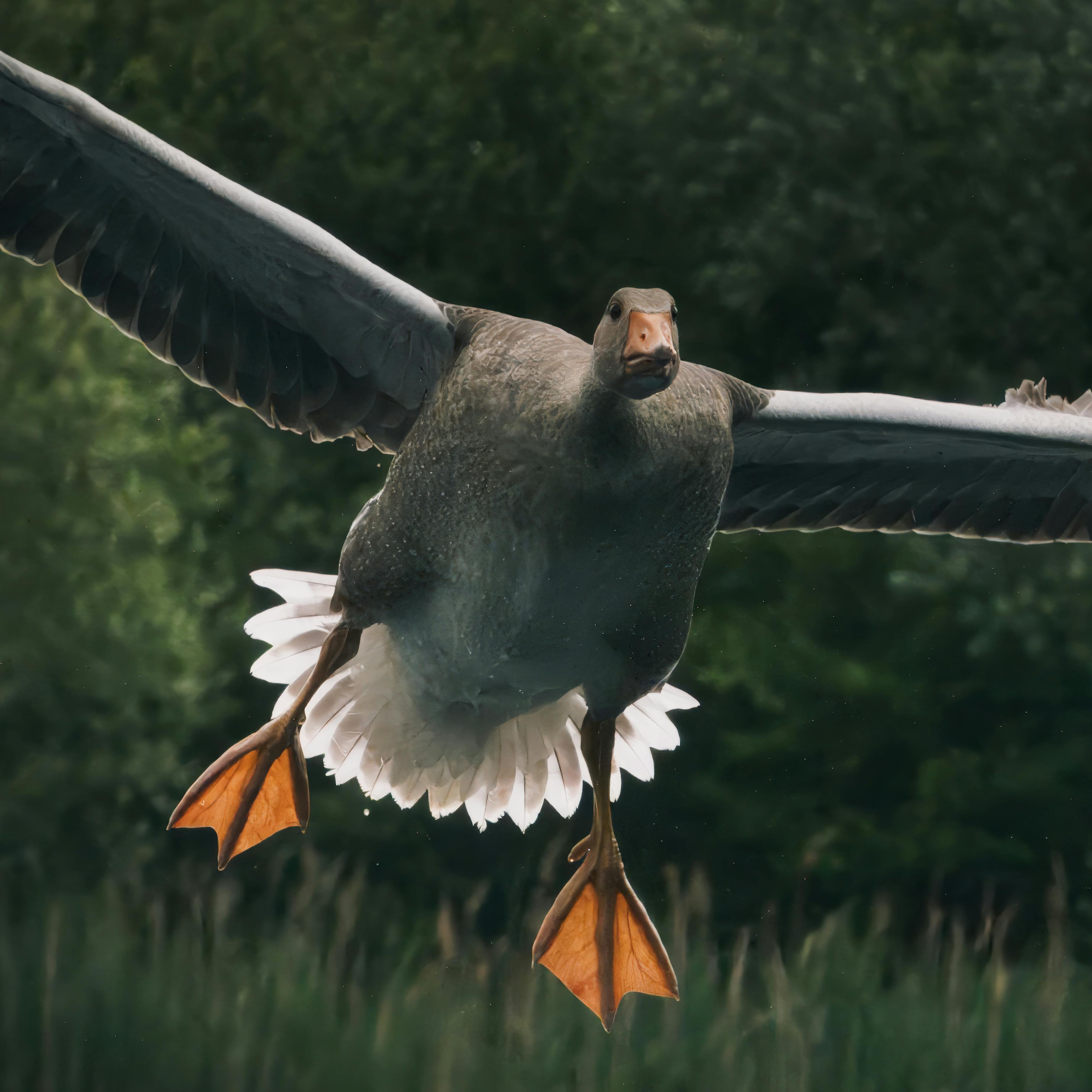 Flying Goose Bird · Free Stock Photo