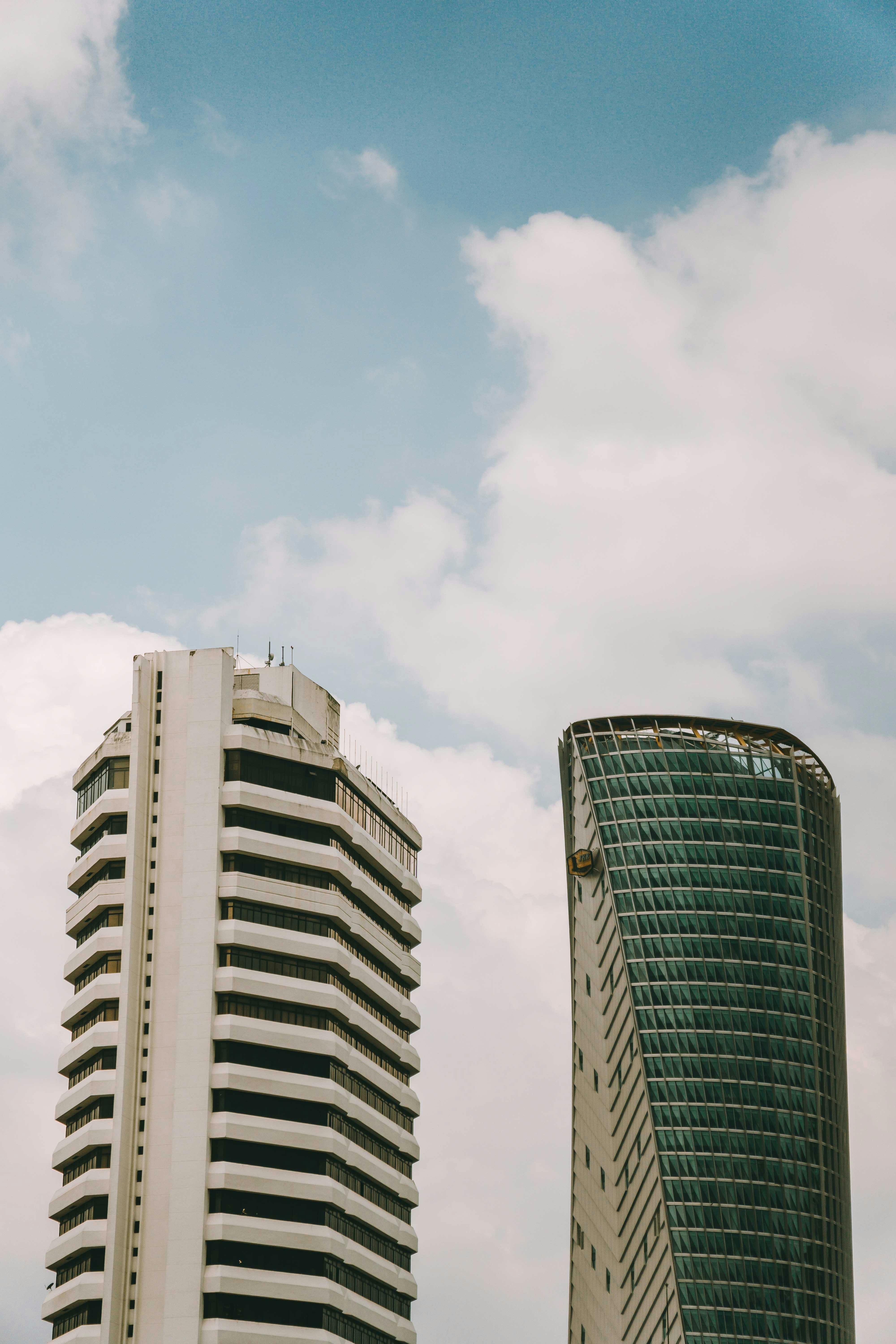 Low Angle Photo of High Rise Buildings · Free Stock Photo