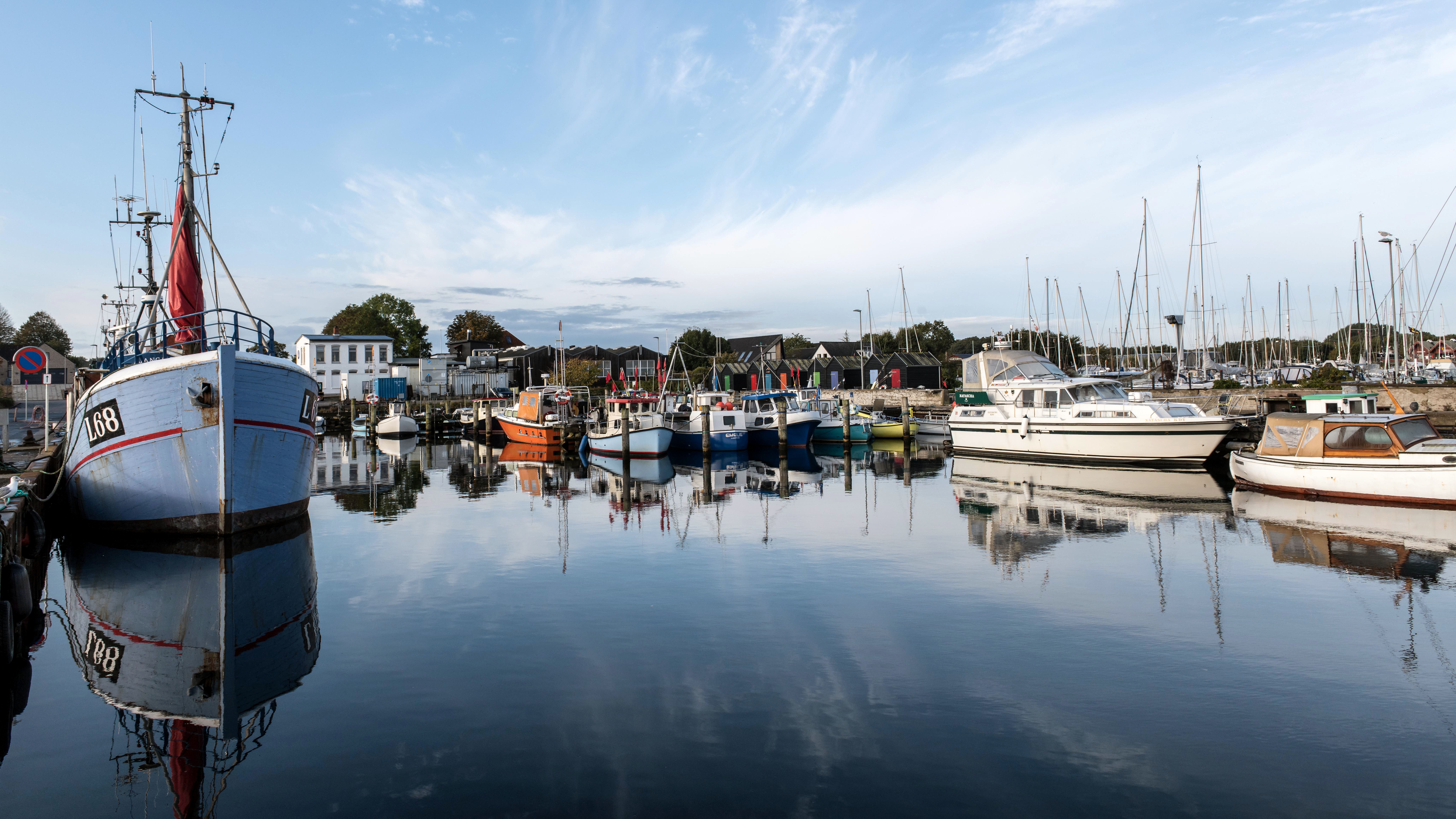 Boats in Marina in Denmark · Free Stock Photo