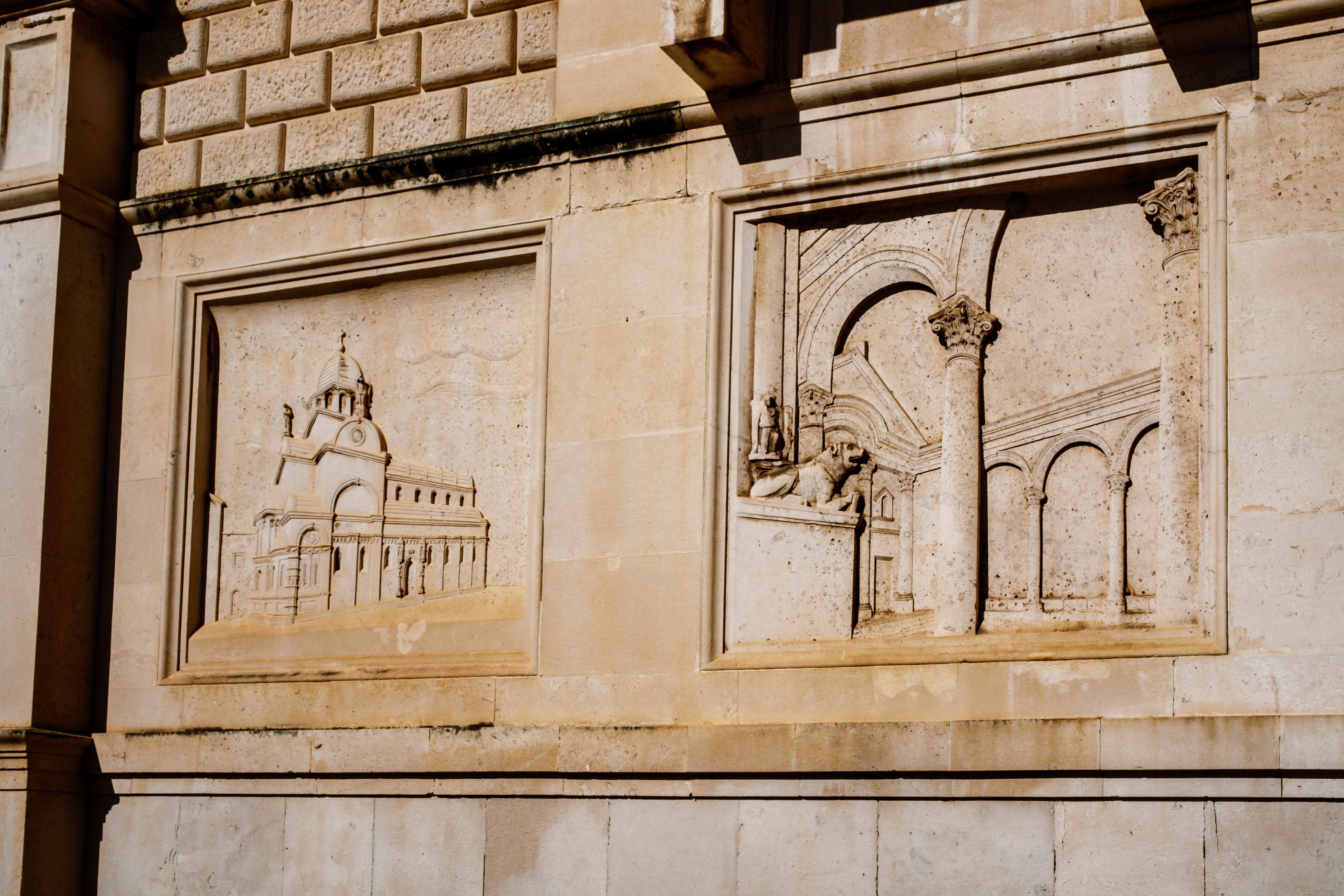 Close-up of a Relief on a Building Exterior · Free Stock Photo