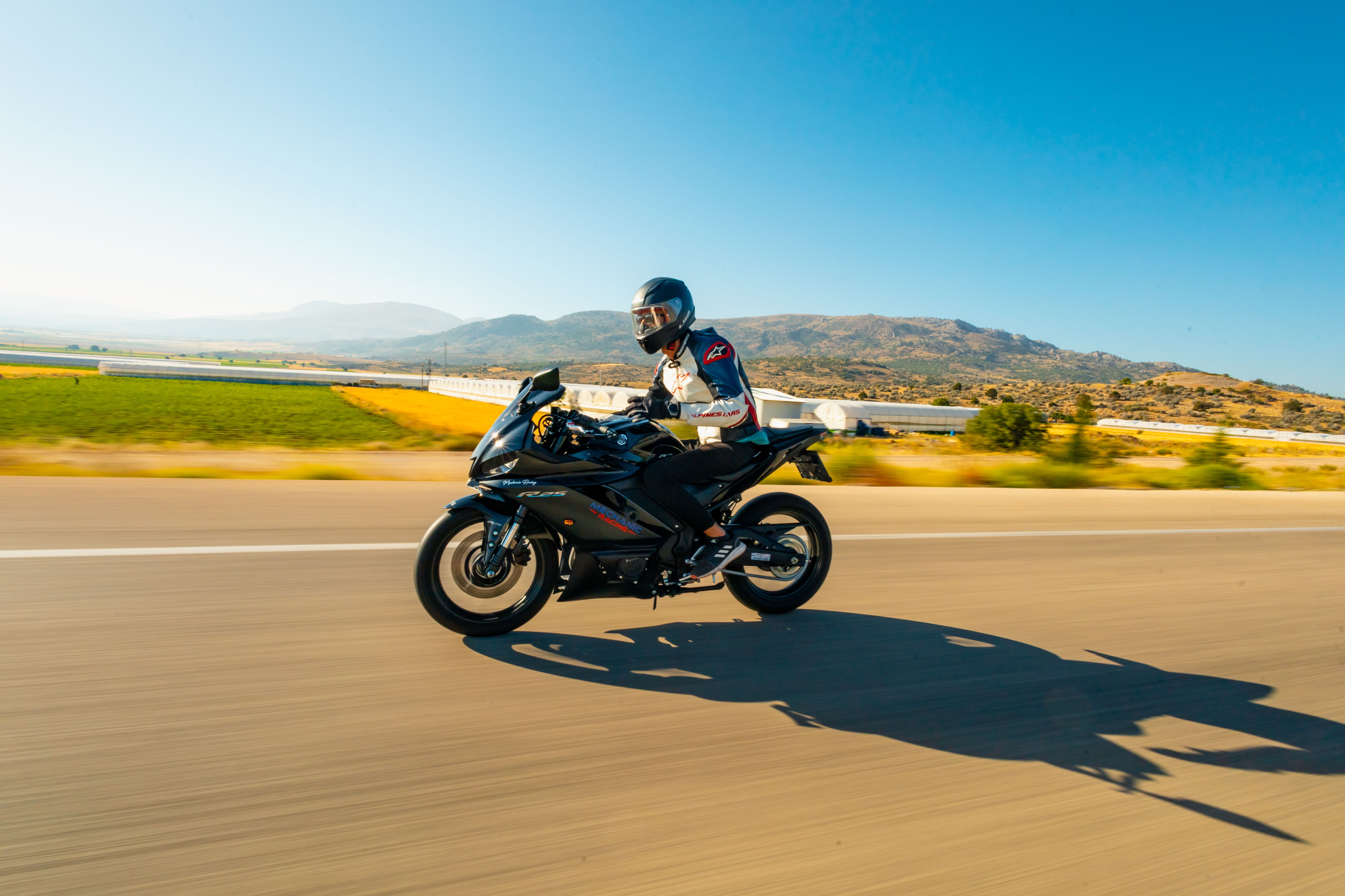 Person Riding a Motorbike · Free Stock Photo
