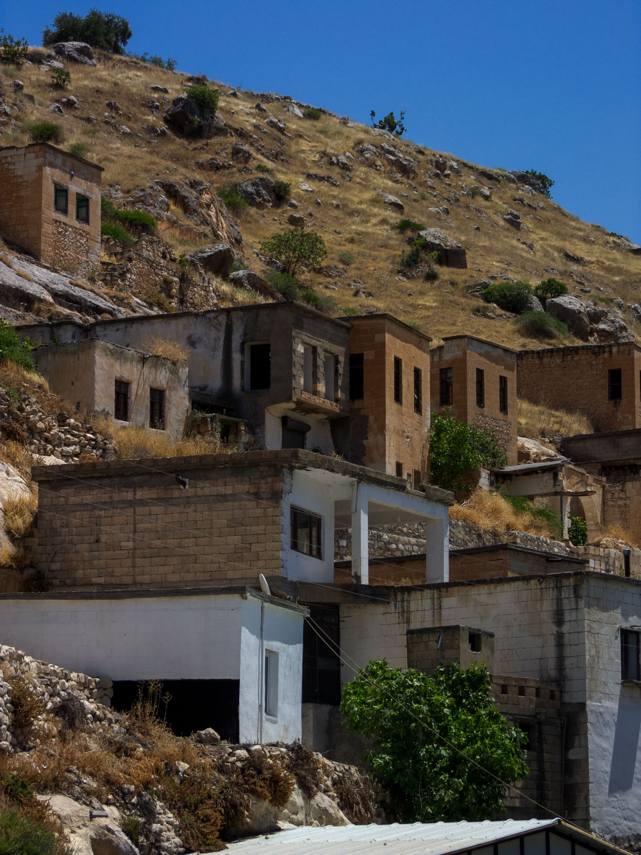 Houses in Village under Hill · Free Stock Photo