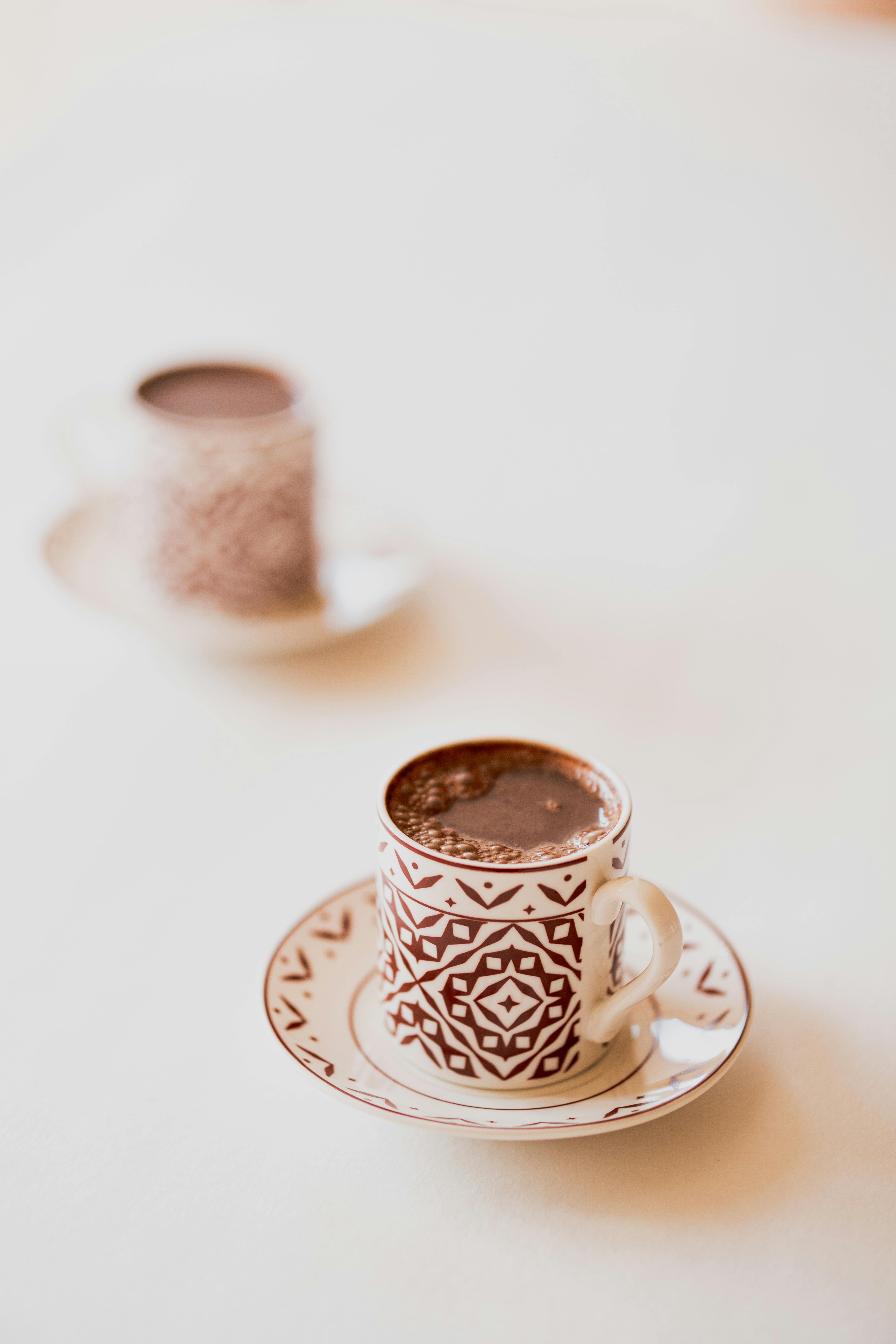 Close-up of Small Cups of Black Coffee · Free Stock Photo
