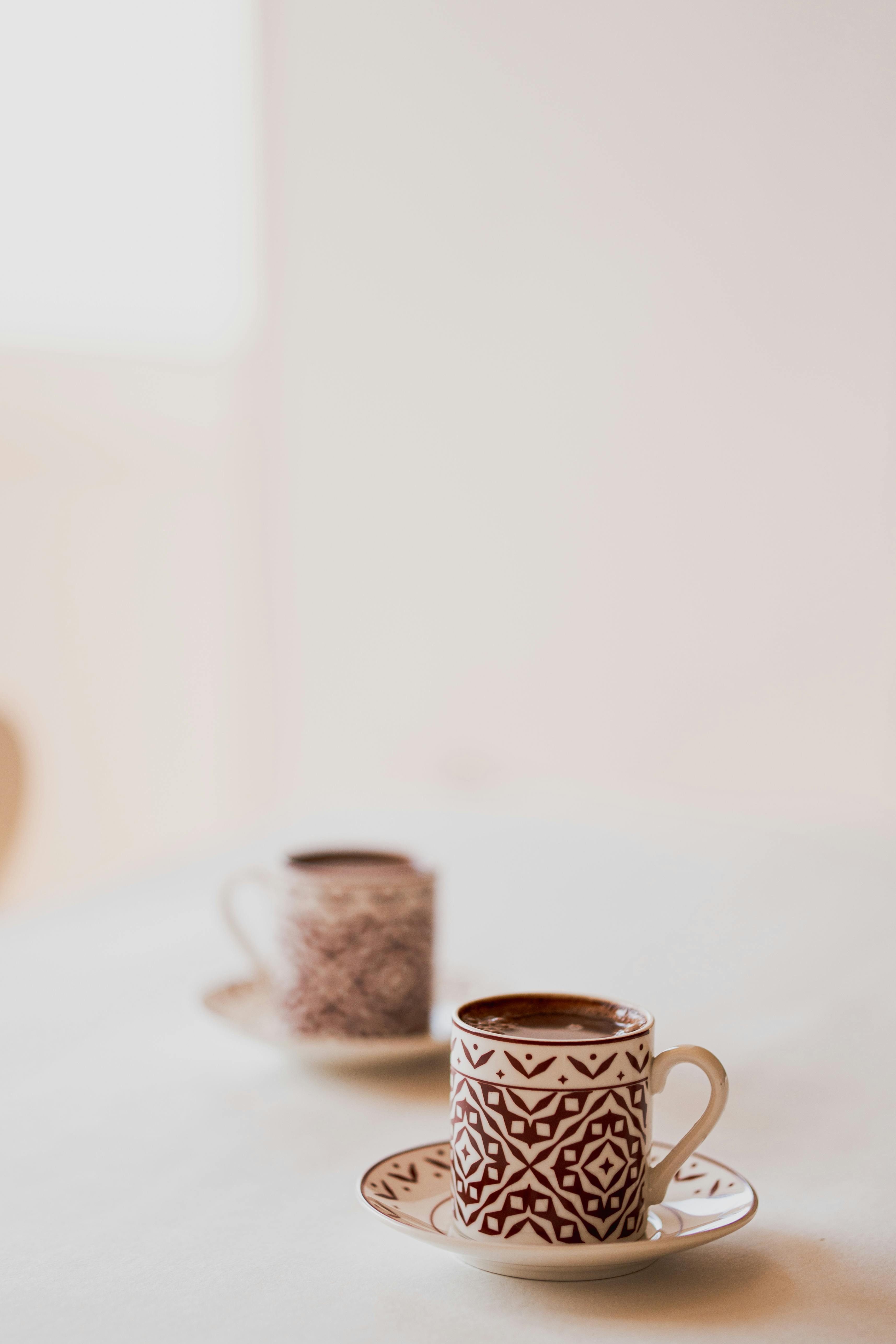Close-up of Small Cups of Black Coffee · Free Stock Photo
