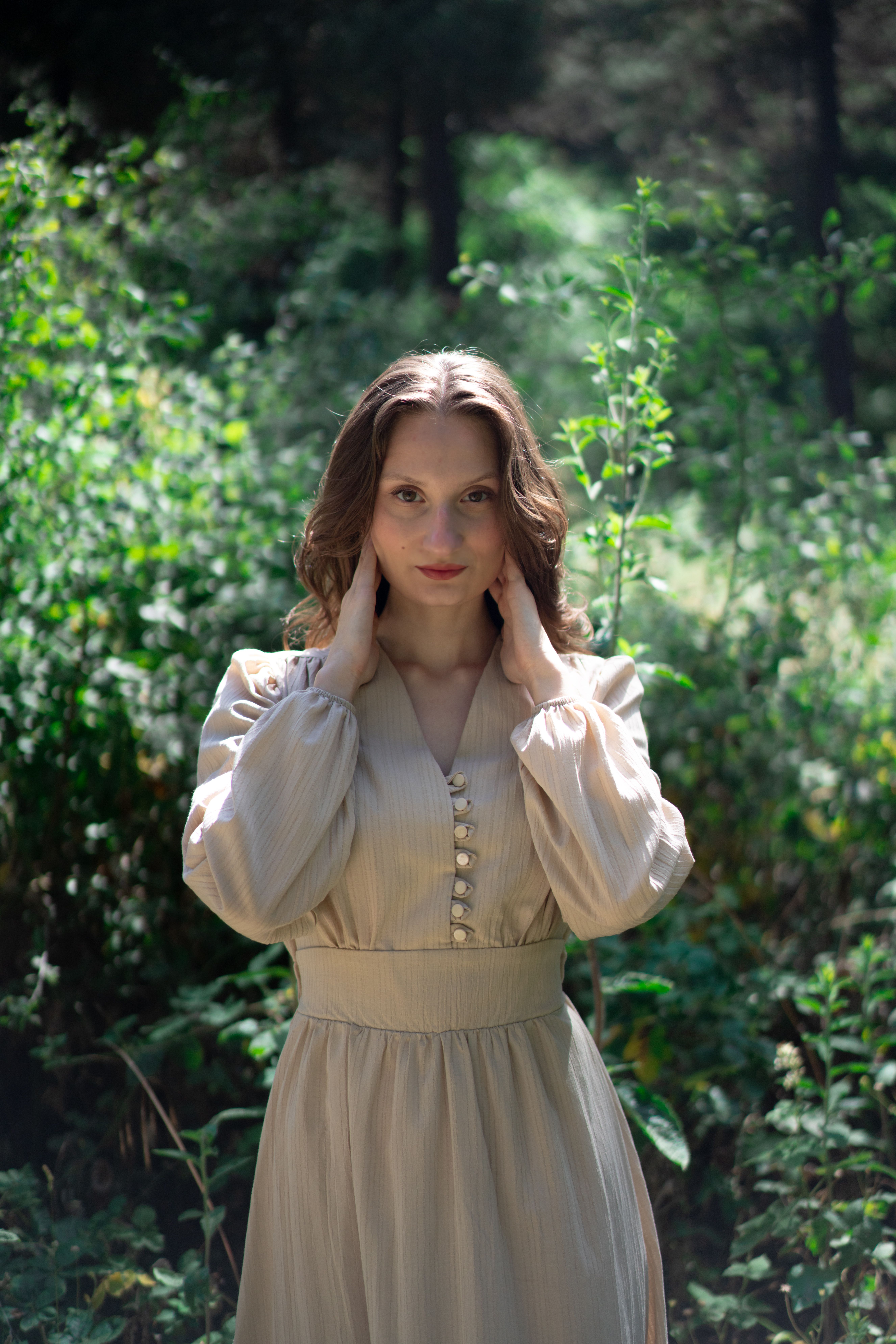 Portrait of Woman in Dress · Free Stock Photo