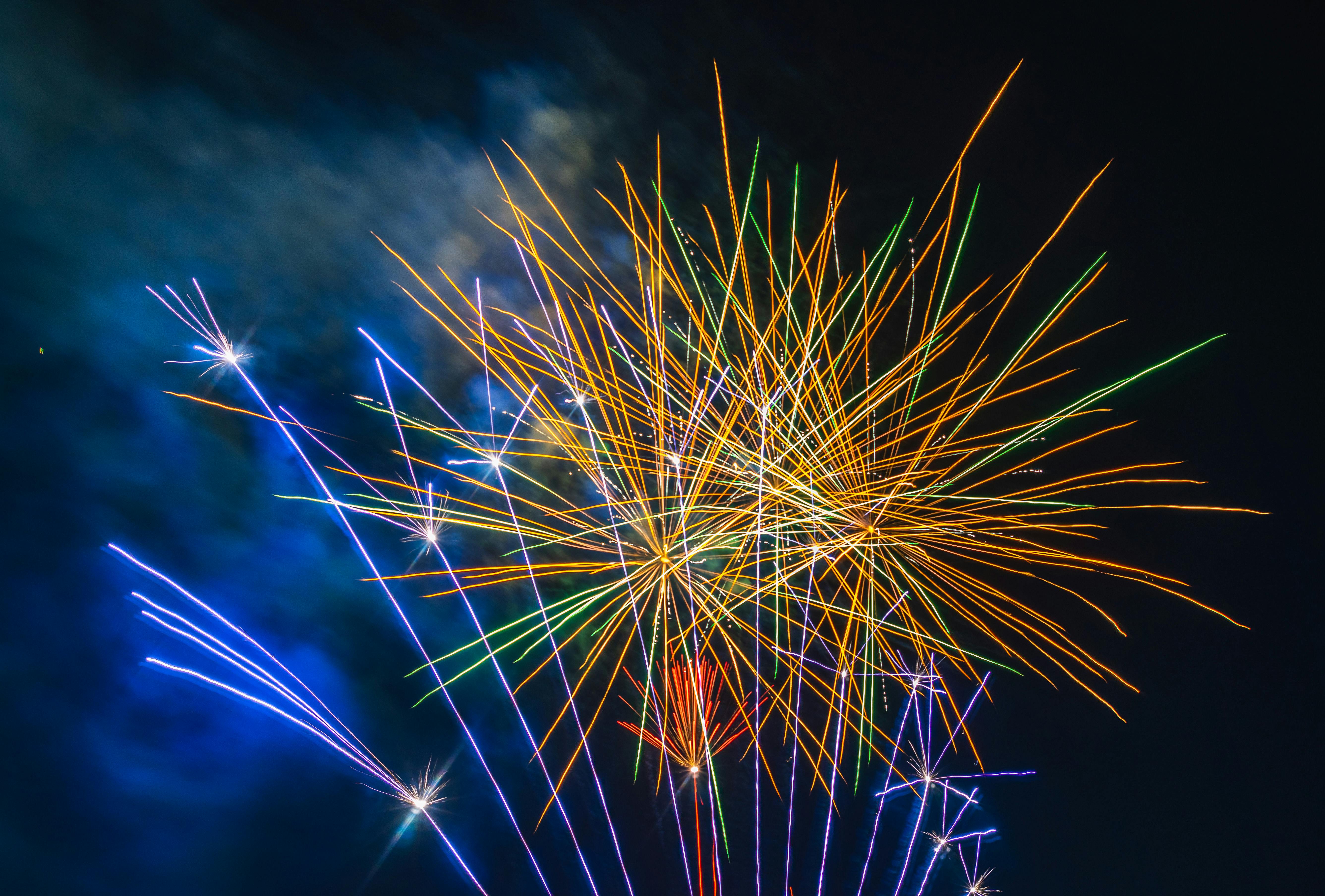 View of Colorful Fireworks · Free Stock Photo
