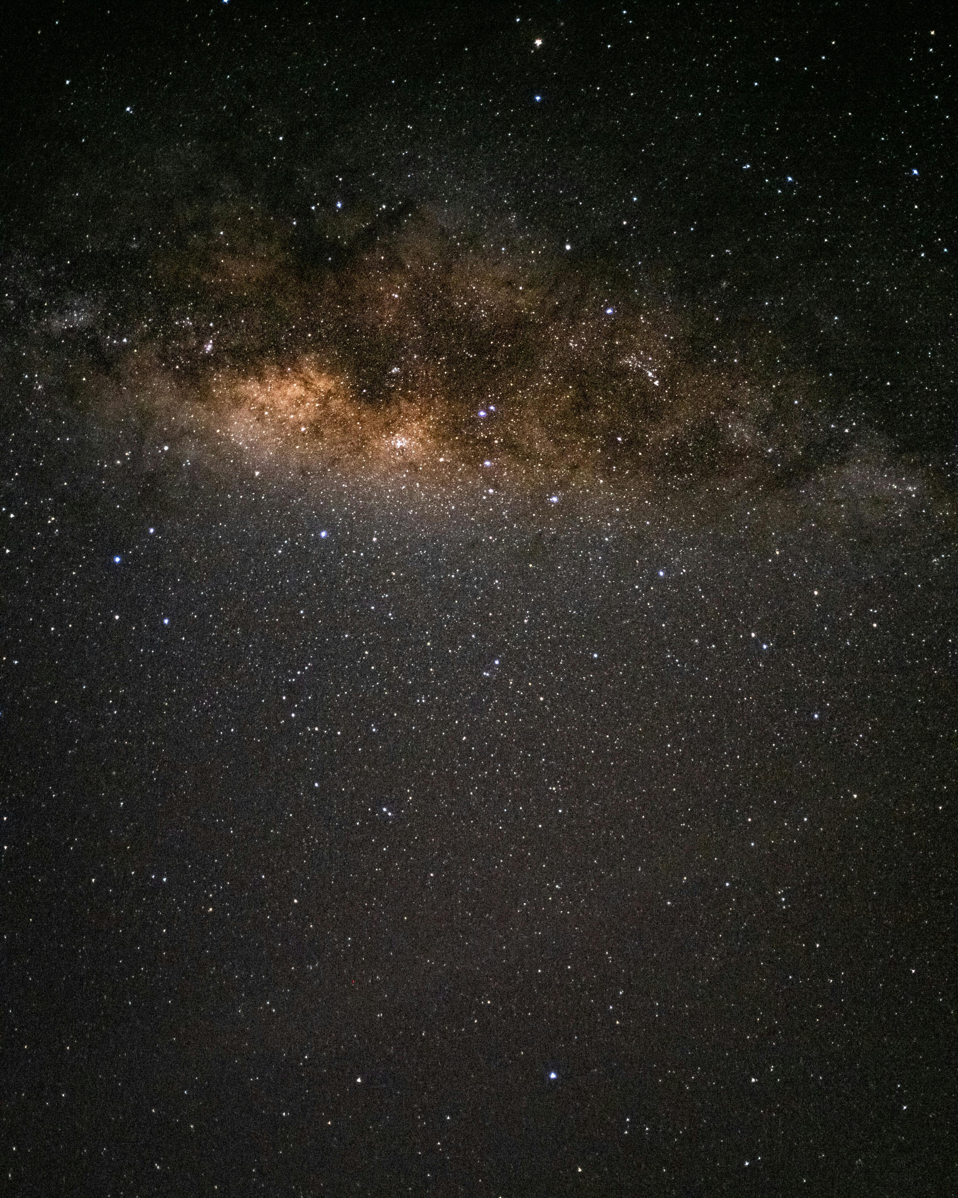 Fantastic starry sky over medieval architecture and snowy valley · Free ...