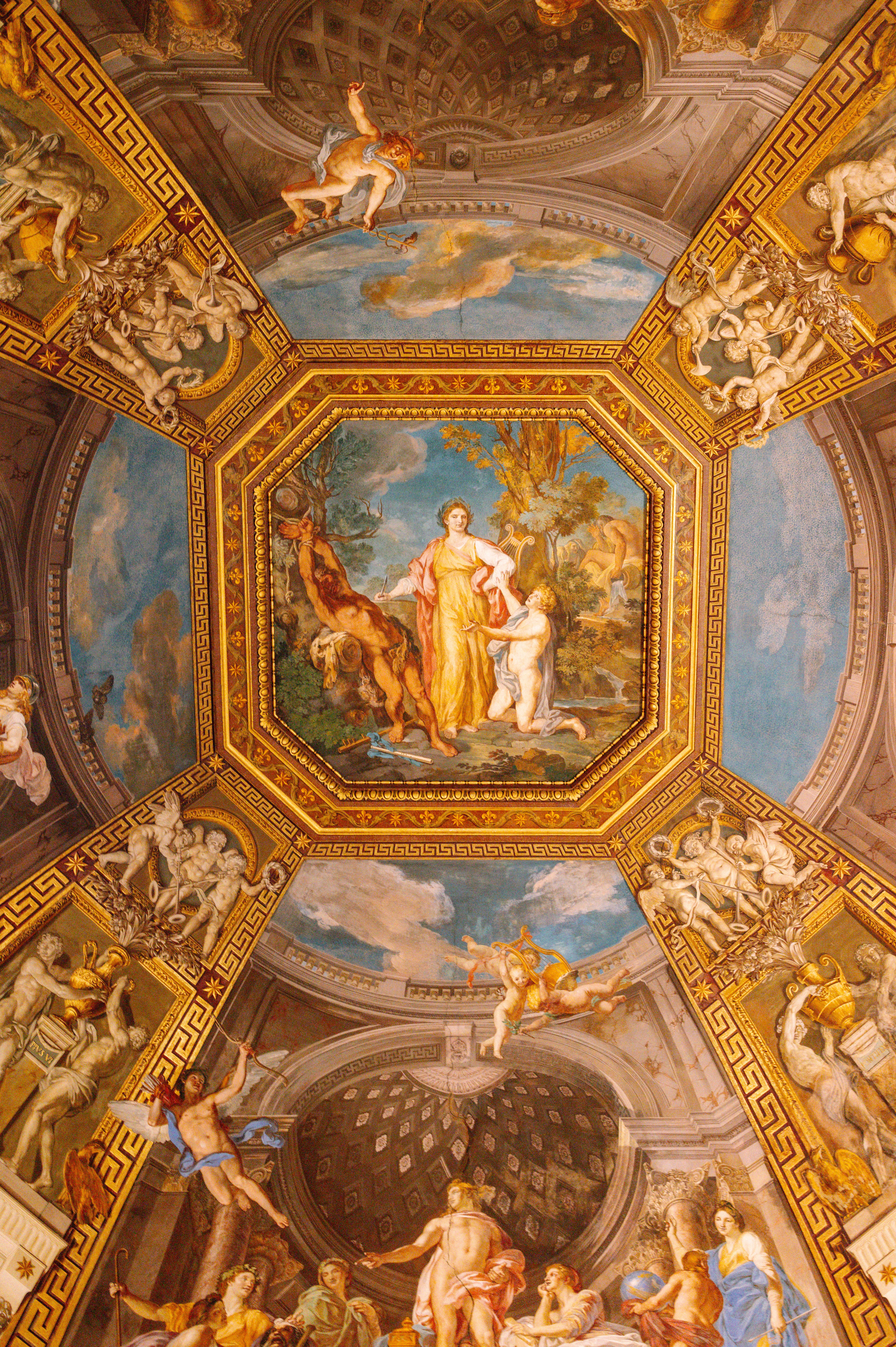 The ceiling of the vatican museum · Free Stock Photo