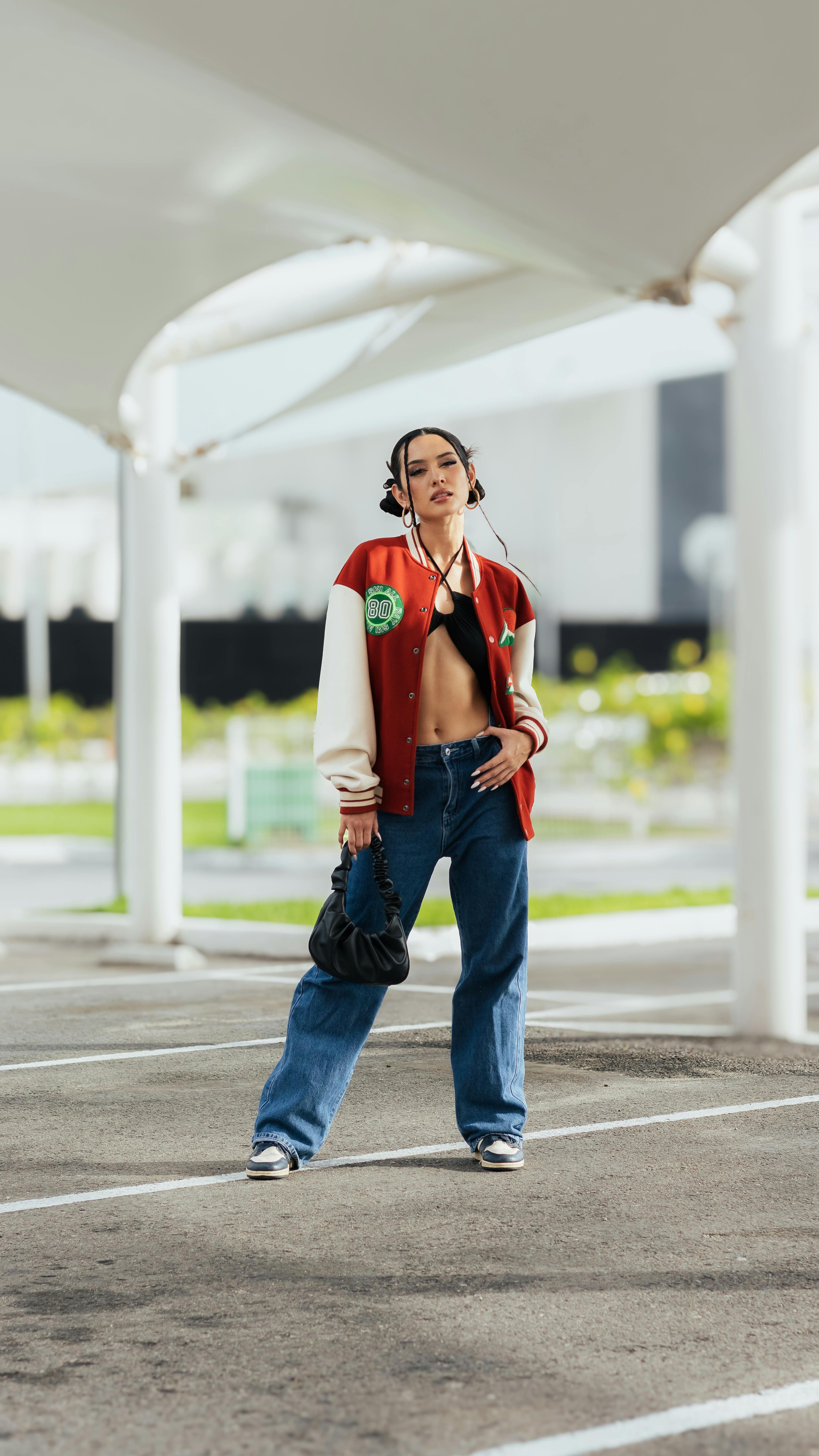 Model Showing Off Her Outfit · Free Stock Photo