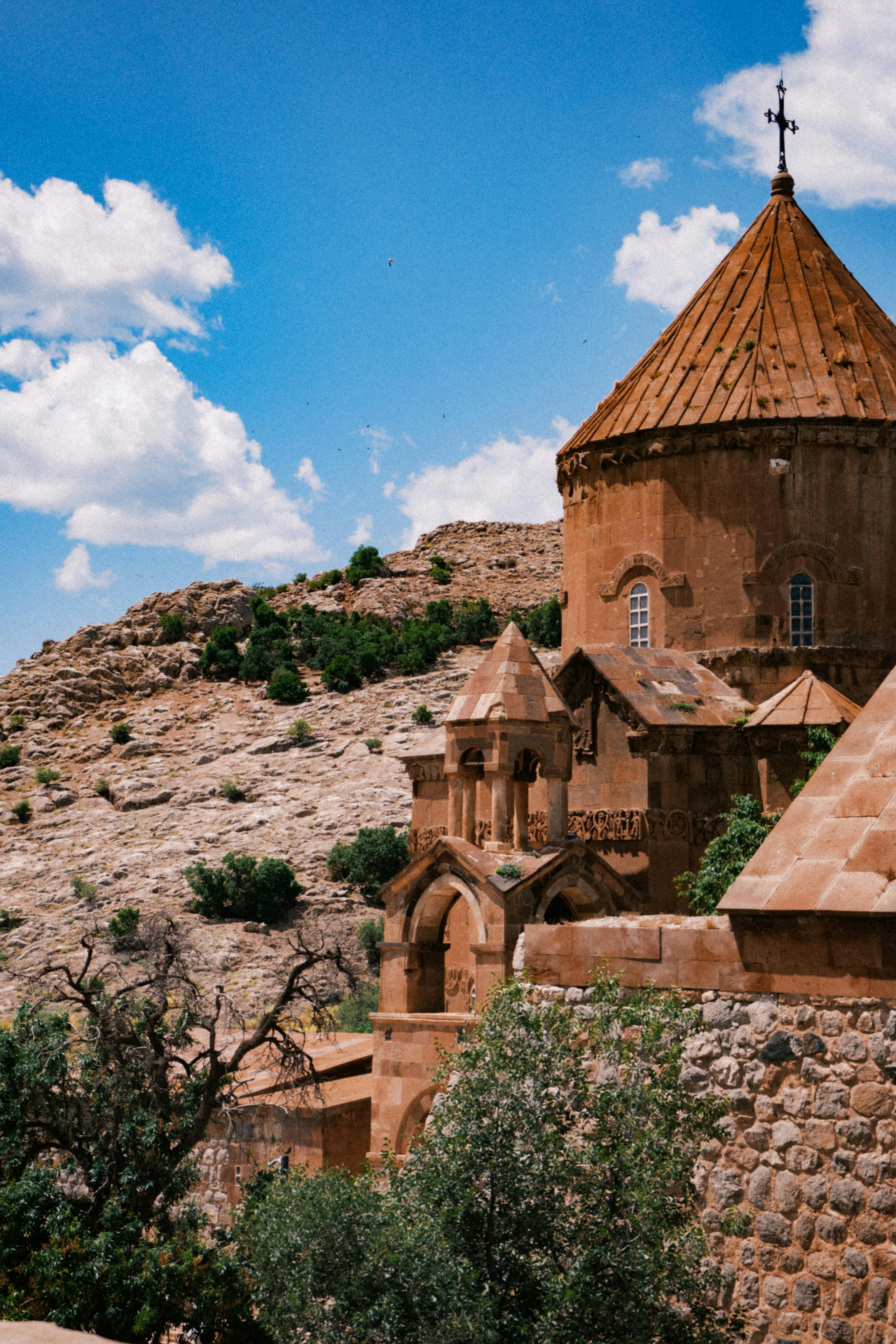 Ücretsiz açık hava, ağaçlar, akdamar adası, aktamar, antik mimari, asya ...