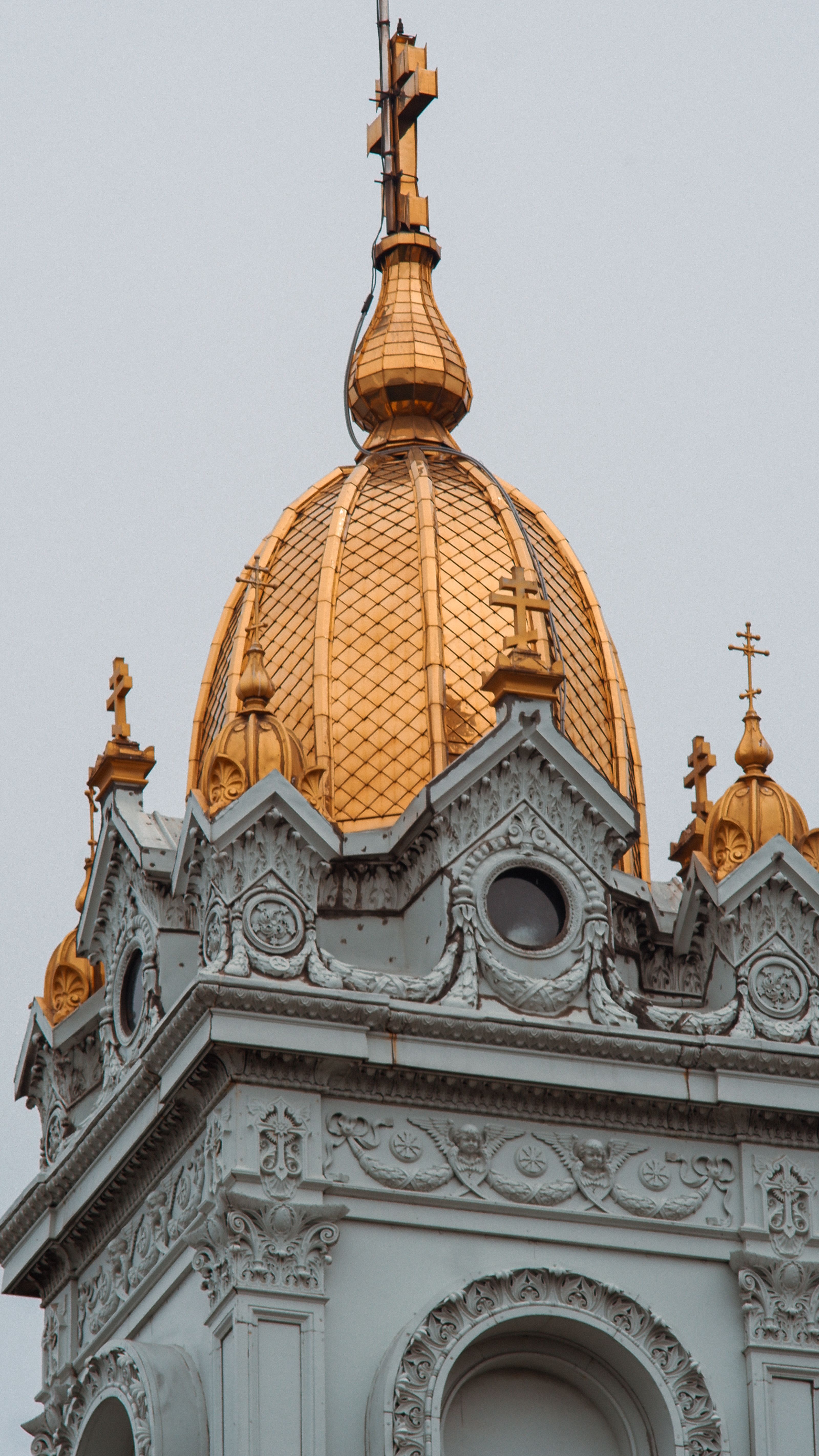 Golden Tower of St Stephens Orthodox Church in Istanbul · Free Stock Photo