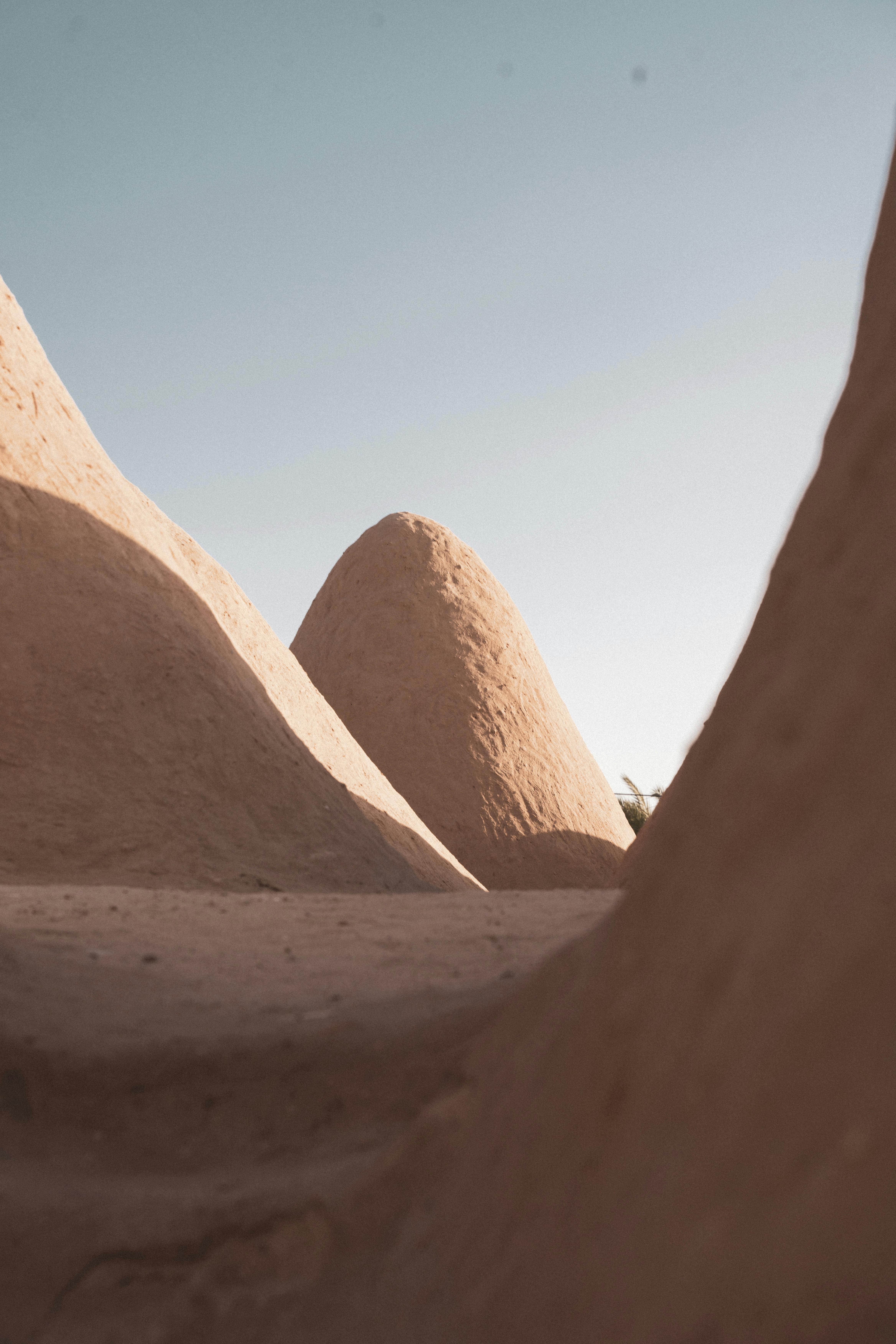 Sand Buildings on Barren Desert · Free Stock Photo